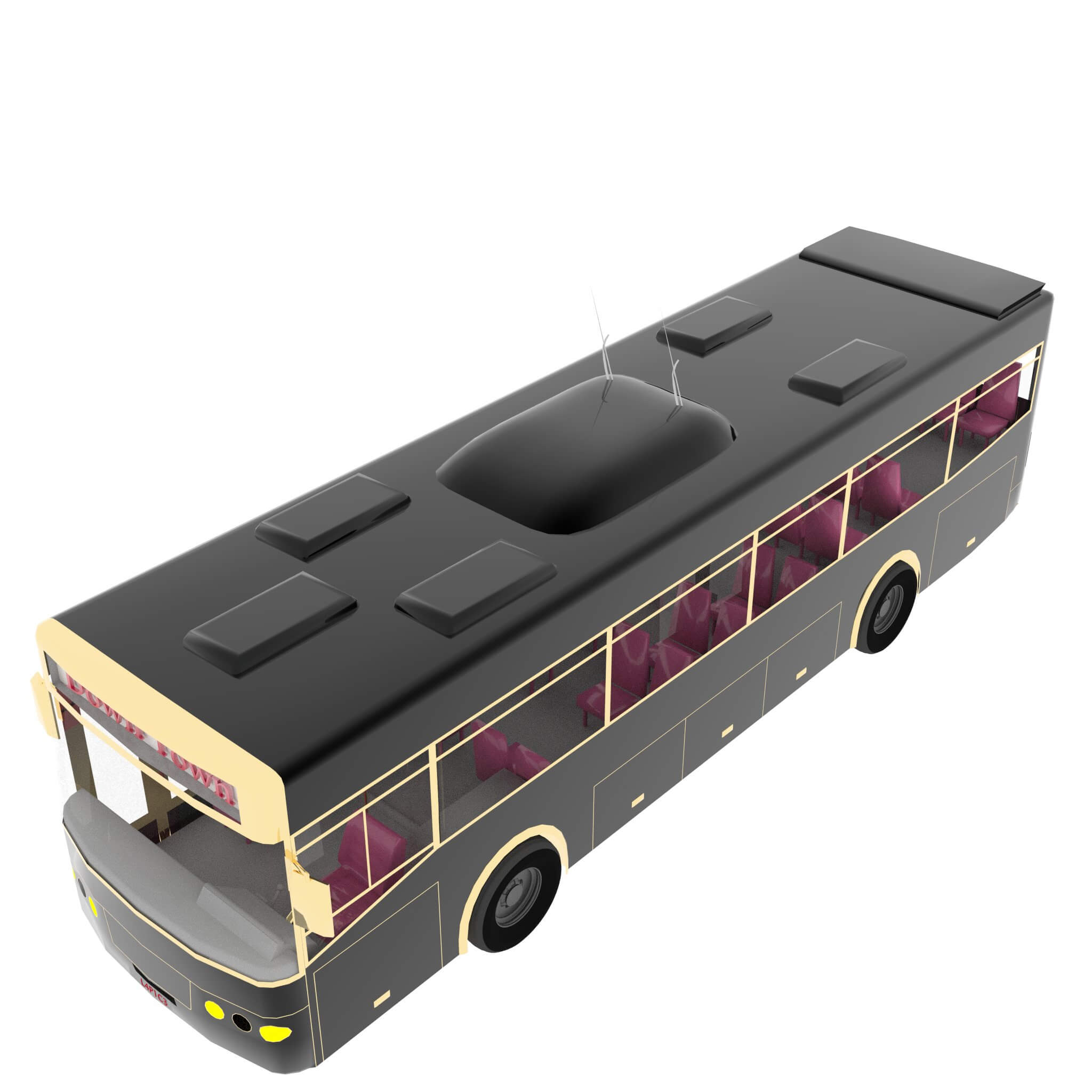 Realistic City Bus - 3D Model by BILALGOK