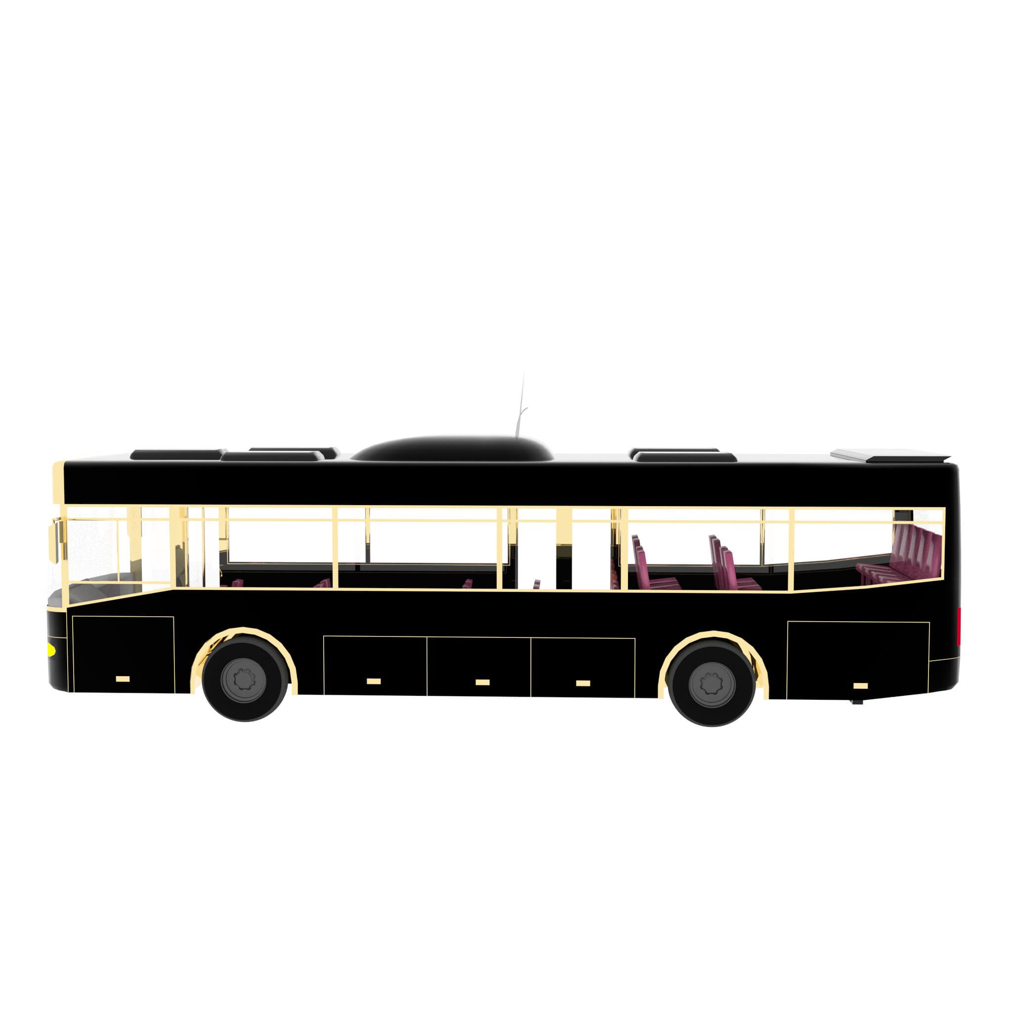 Realistic City Bus - 3D Model by BILALGOK