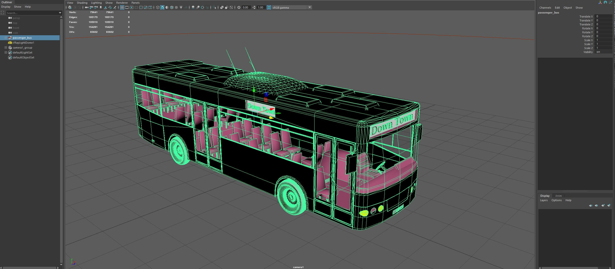 Realistic City Bus - 3D Model by BILALGOK