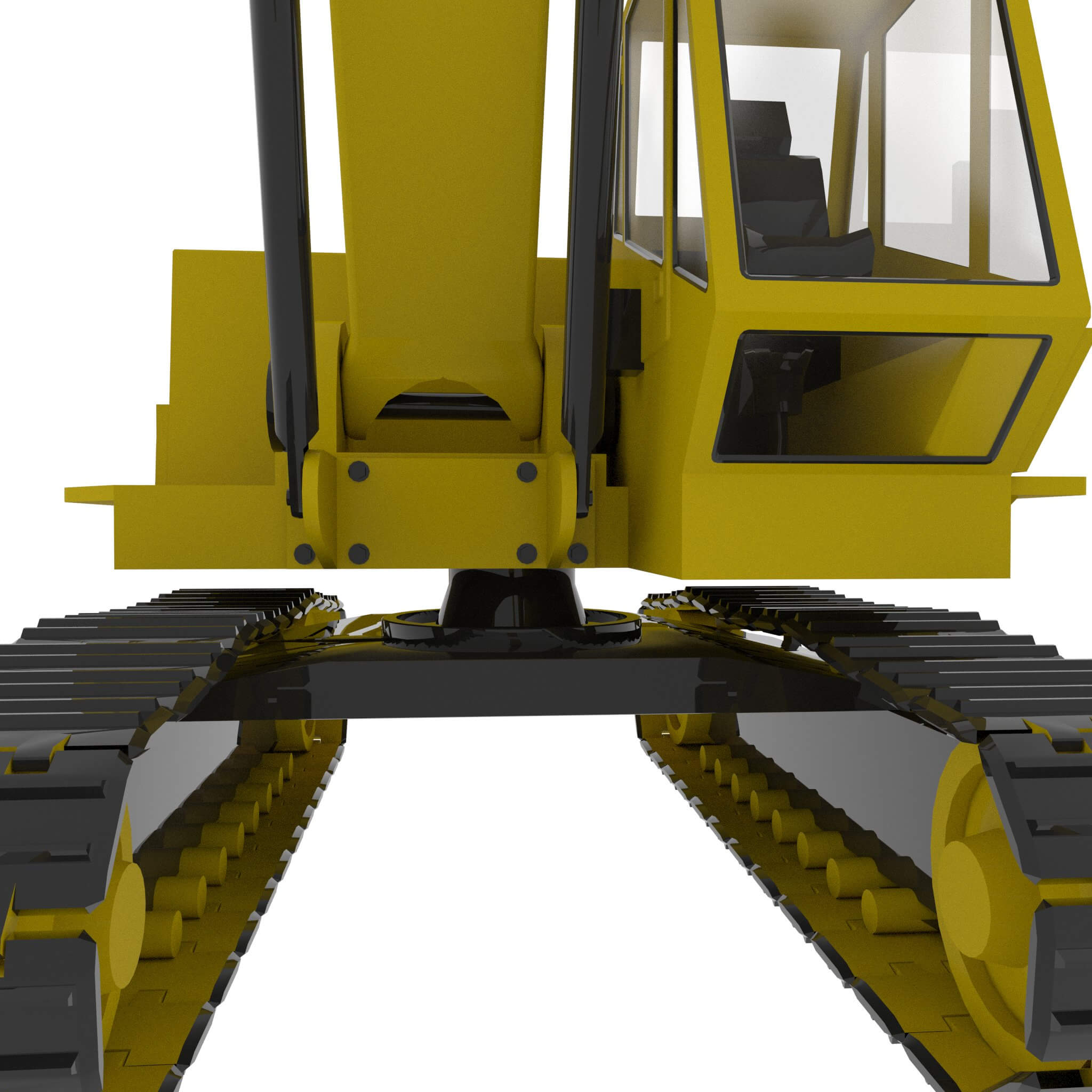 Detailed Excavator - 3D Model by BILALGOK