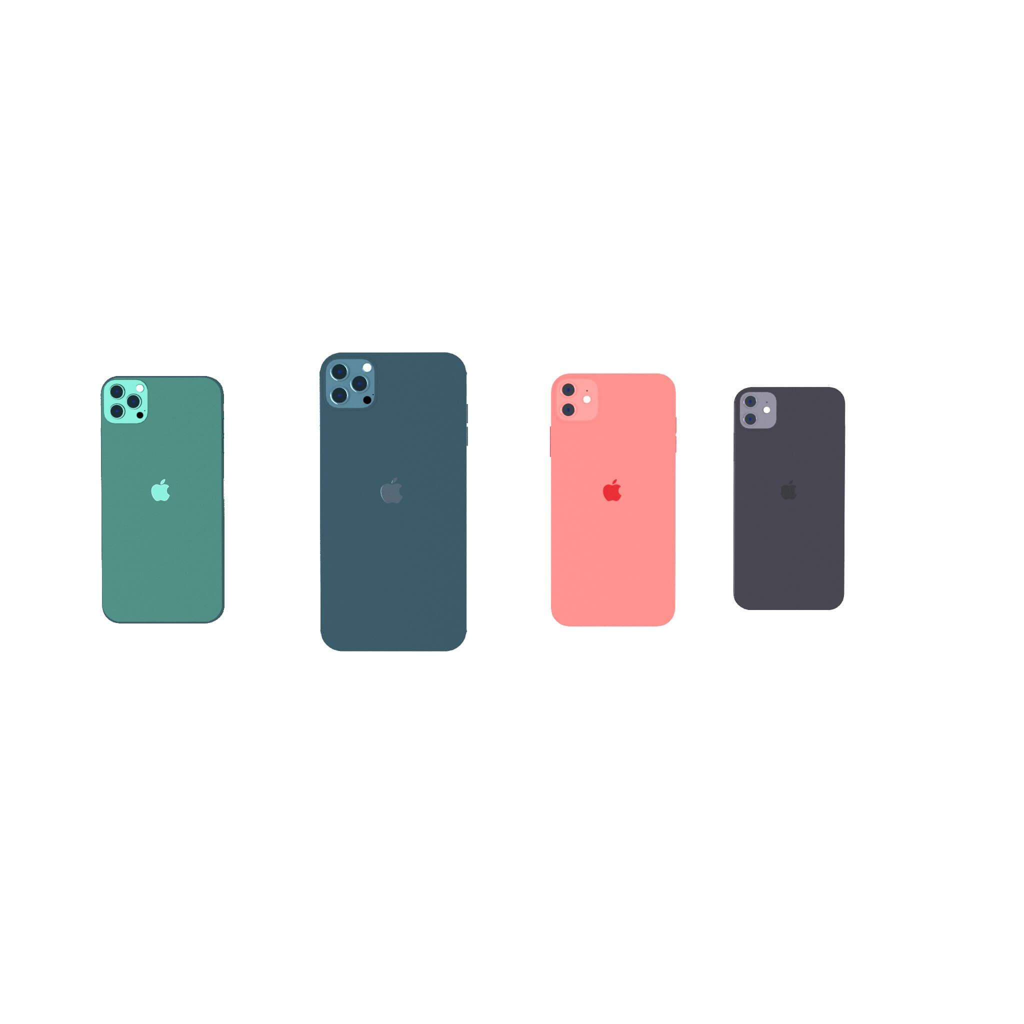 iPhone Collection - 3D Model by BILALGOK