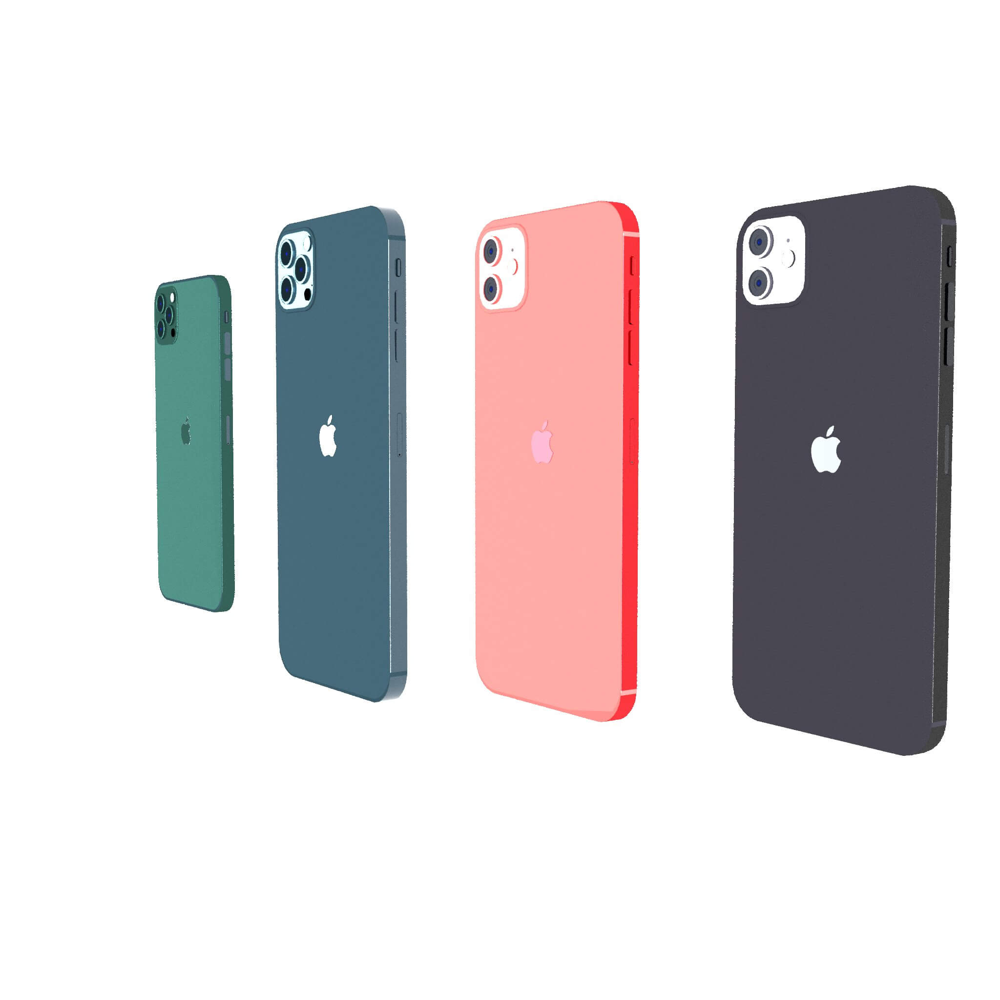 iPhone Collection - 3D Model by BILALGOK