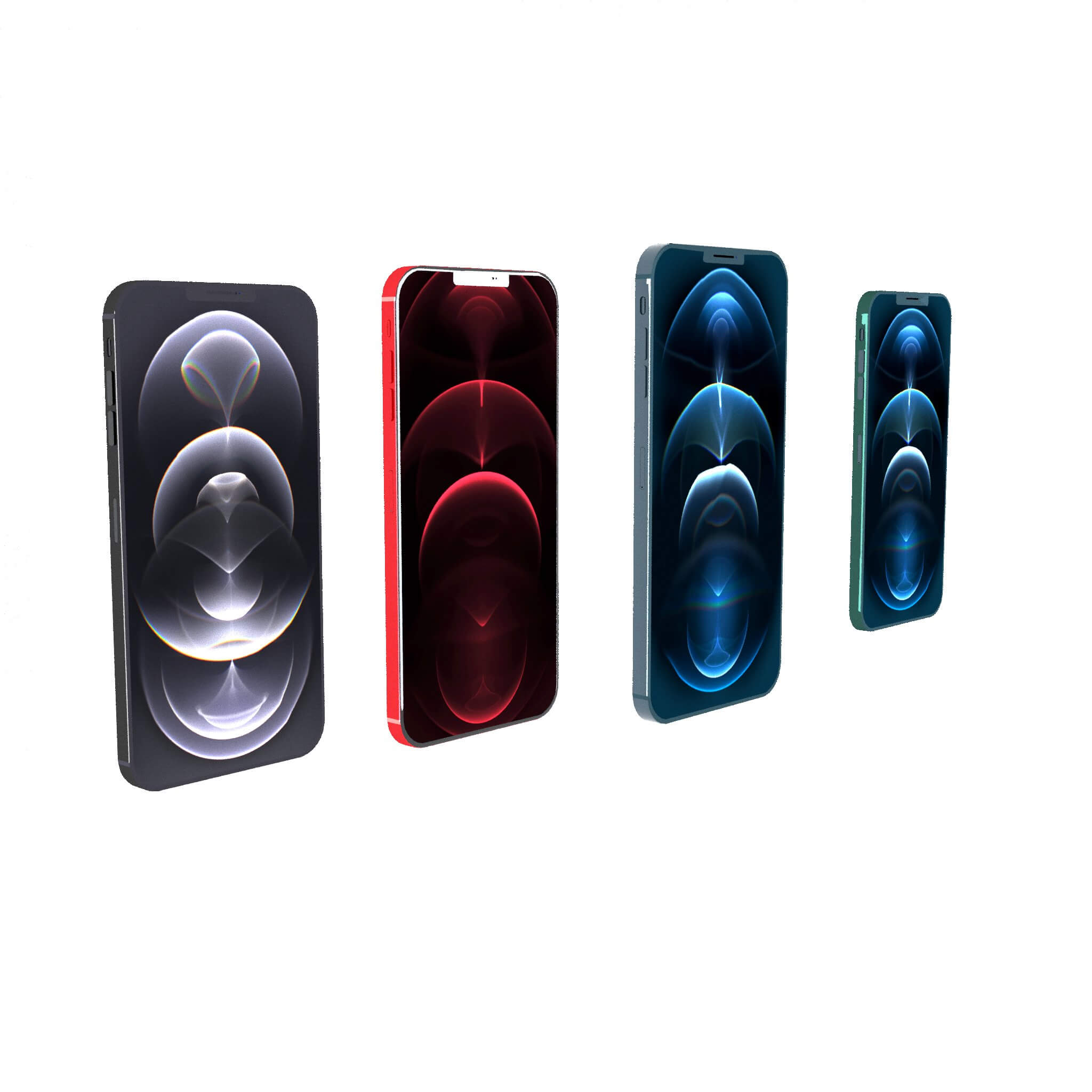 iPhone Collection - 3D Model by BILALGOK