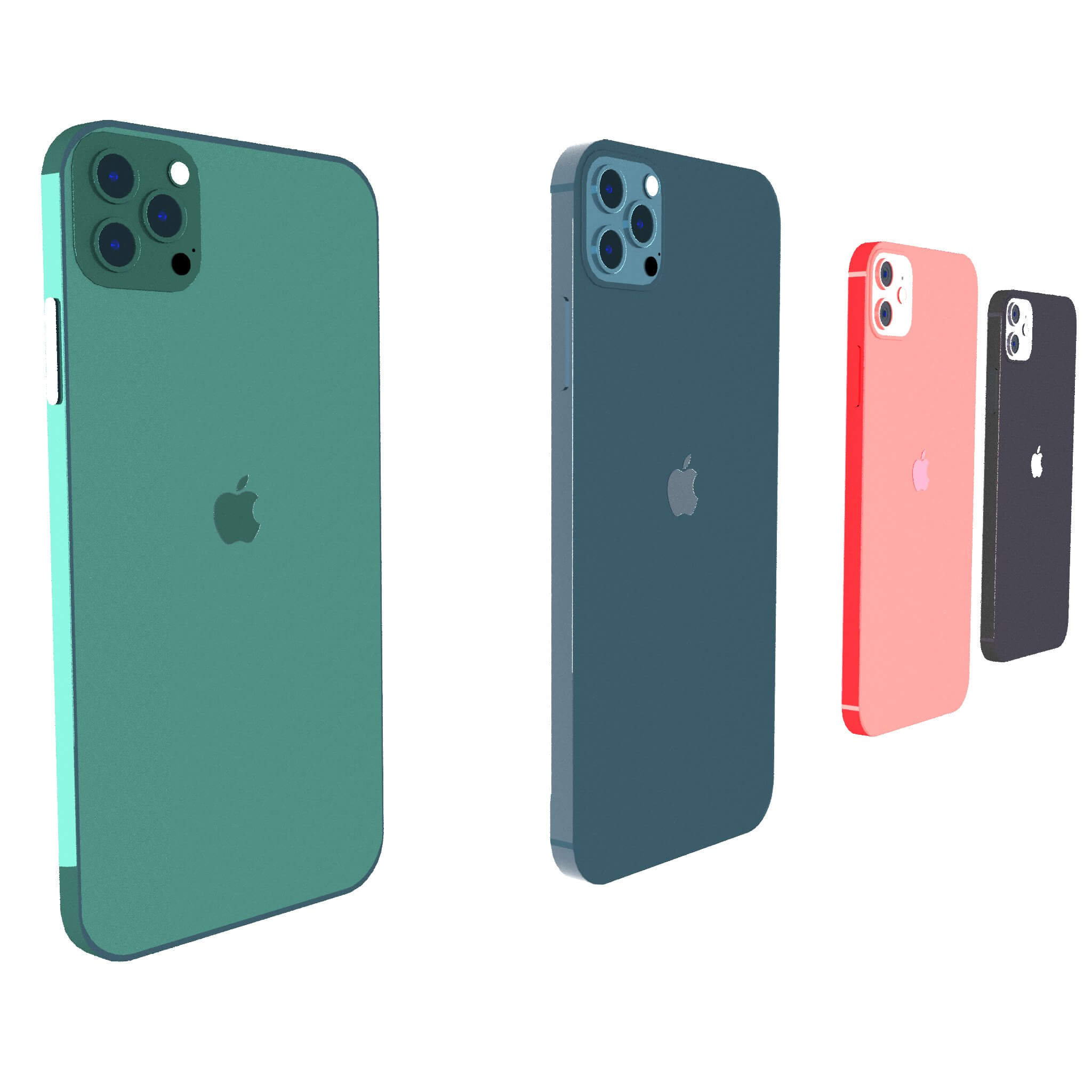 iPhone Collection - 3D Model by BILALGOK
