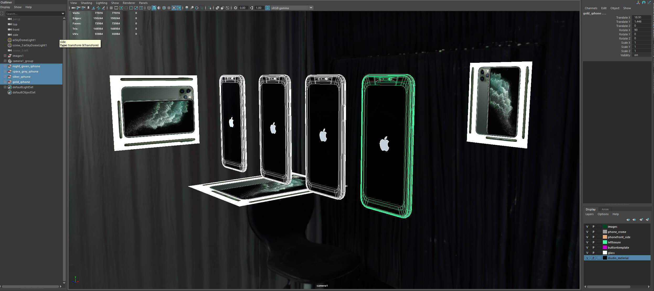 Apple iPhone - 3D Model by BILALGOK