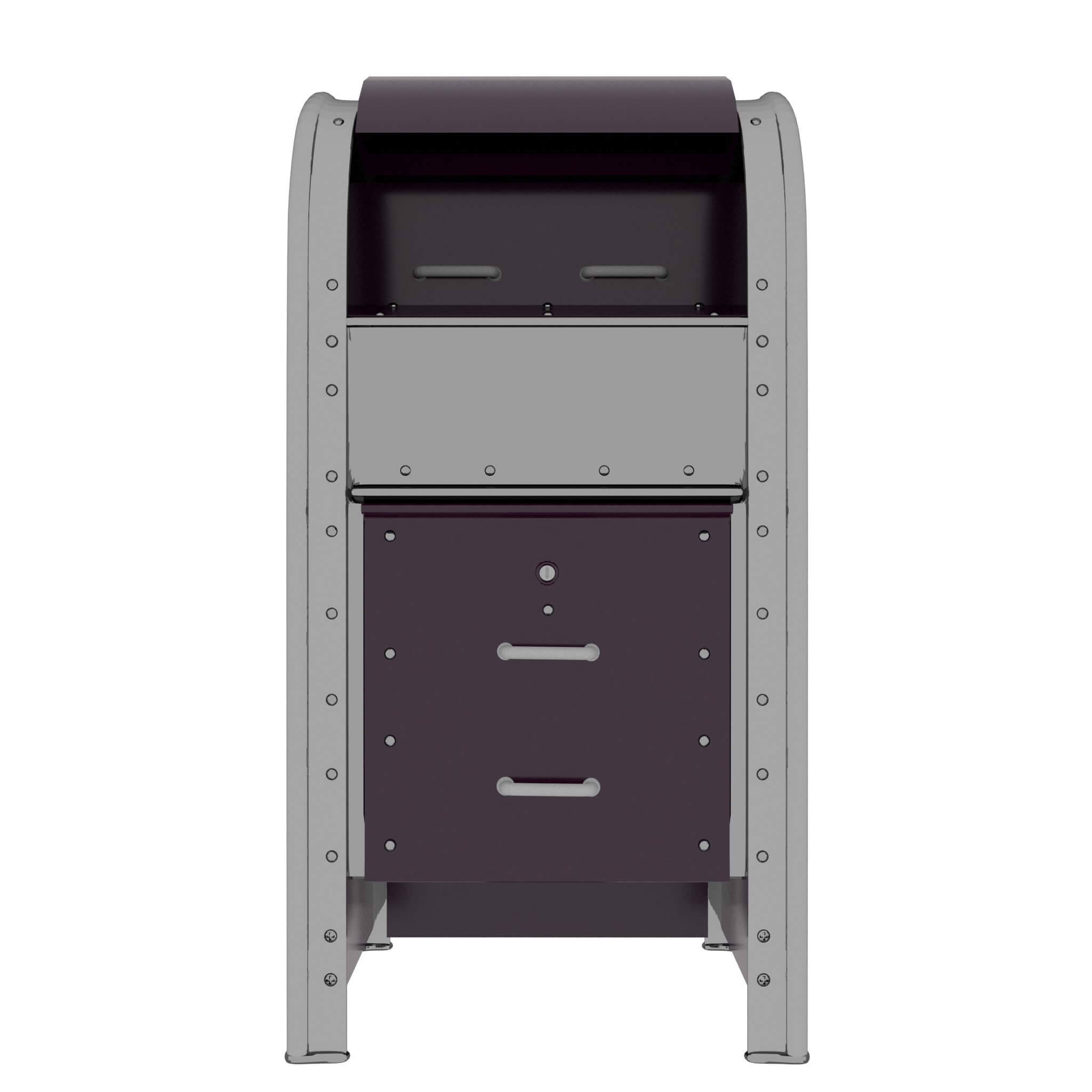 Trash Can and Mailbox - 3D Model by BILALGOK