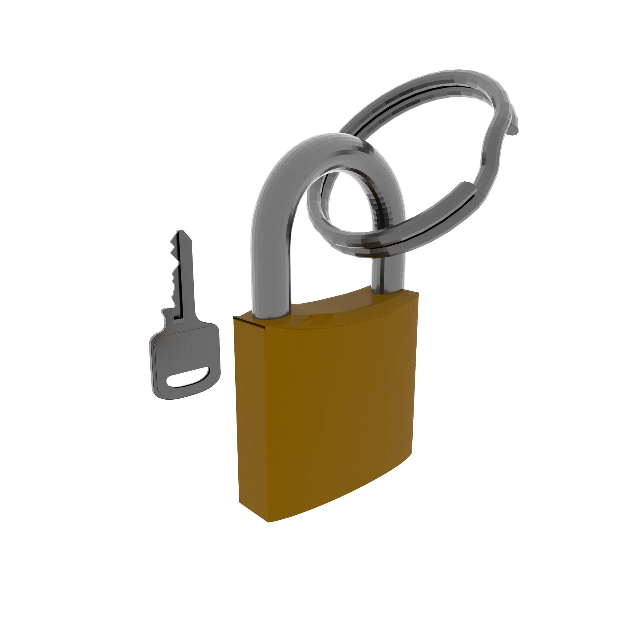 Combination Padlock - 3D Model by BILALGOK