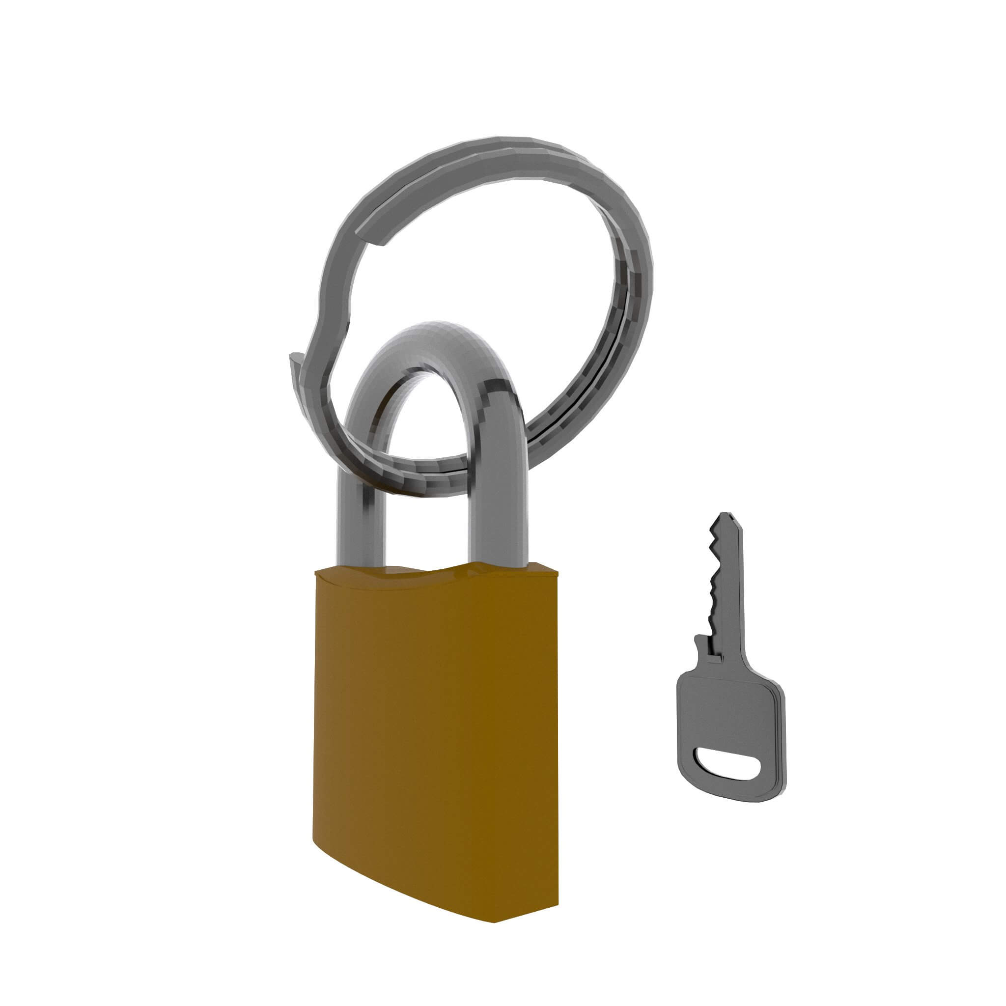 Combination Padlock - 3D Model by BILALGOK