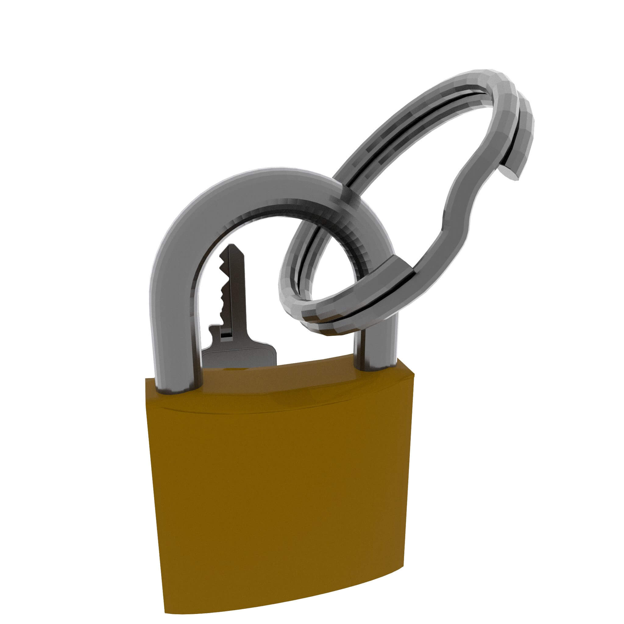 Combination Padlock - 3D Model by BILALGOK