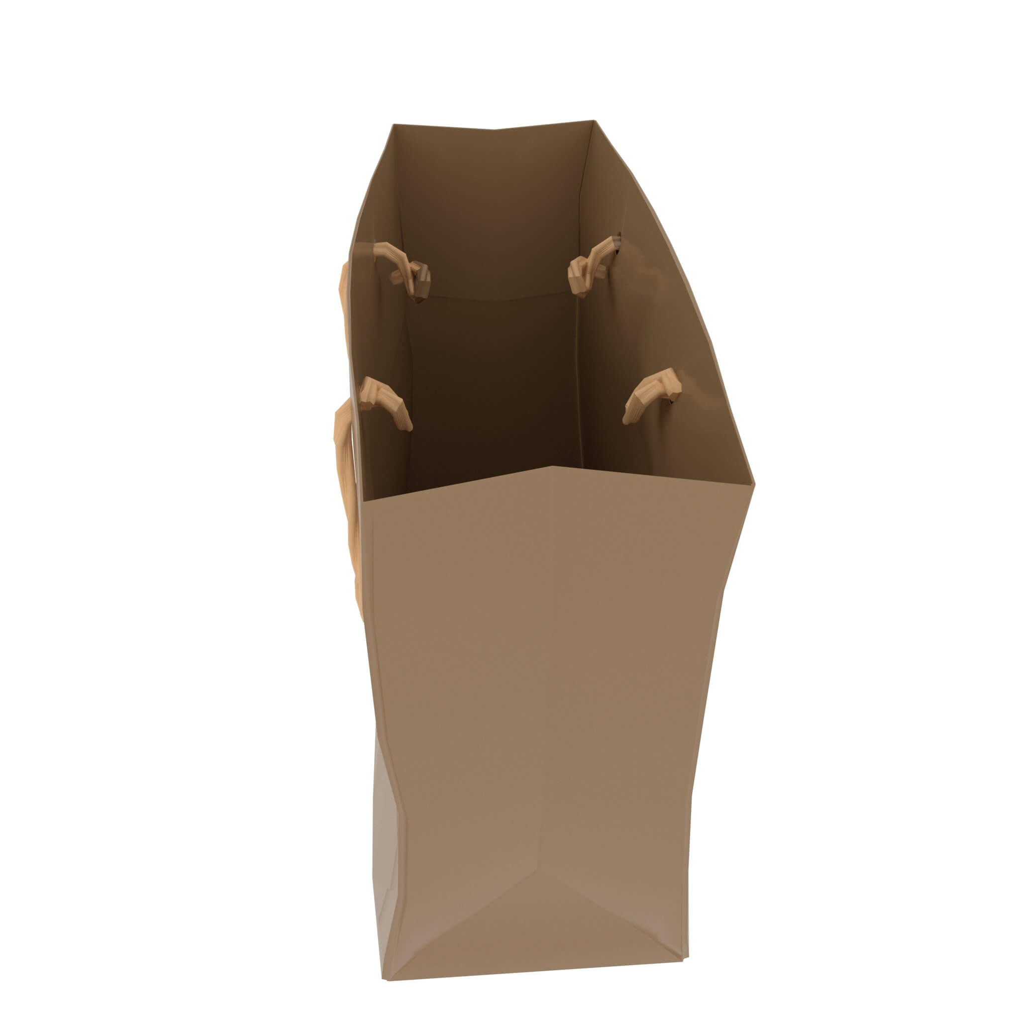 Gift Paper Bag - 3D Model by BILALGOK