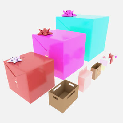 3D Models | Shipping | Boxes | RenderHub