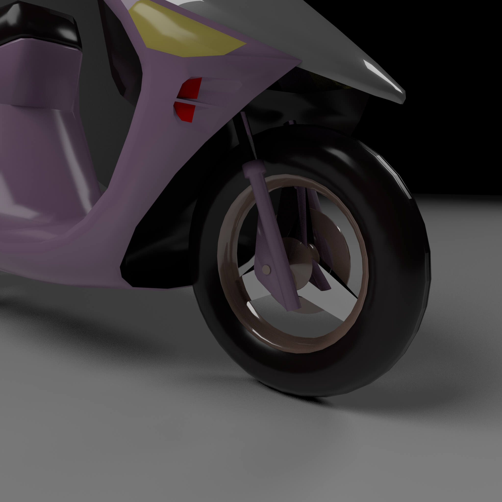 Scooter Motorcycle - 3D Model by BILALGOK