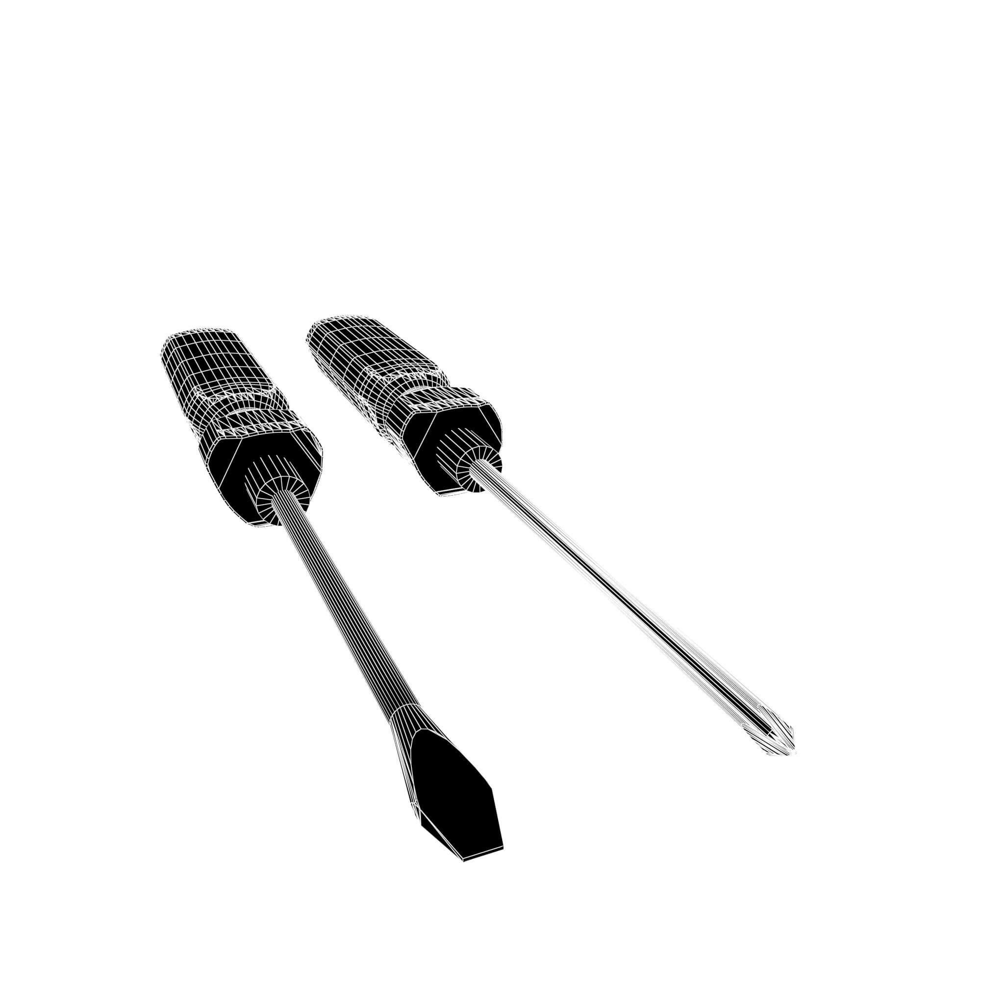 Industrial Screwdriver - 3D Model by BILALGOK