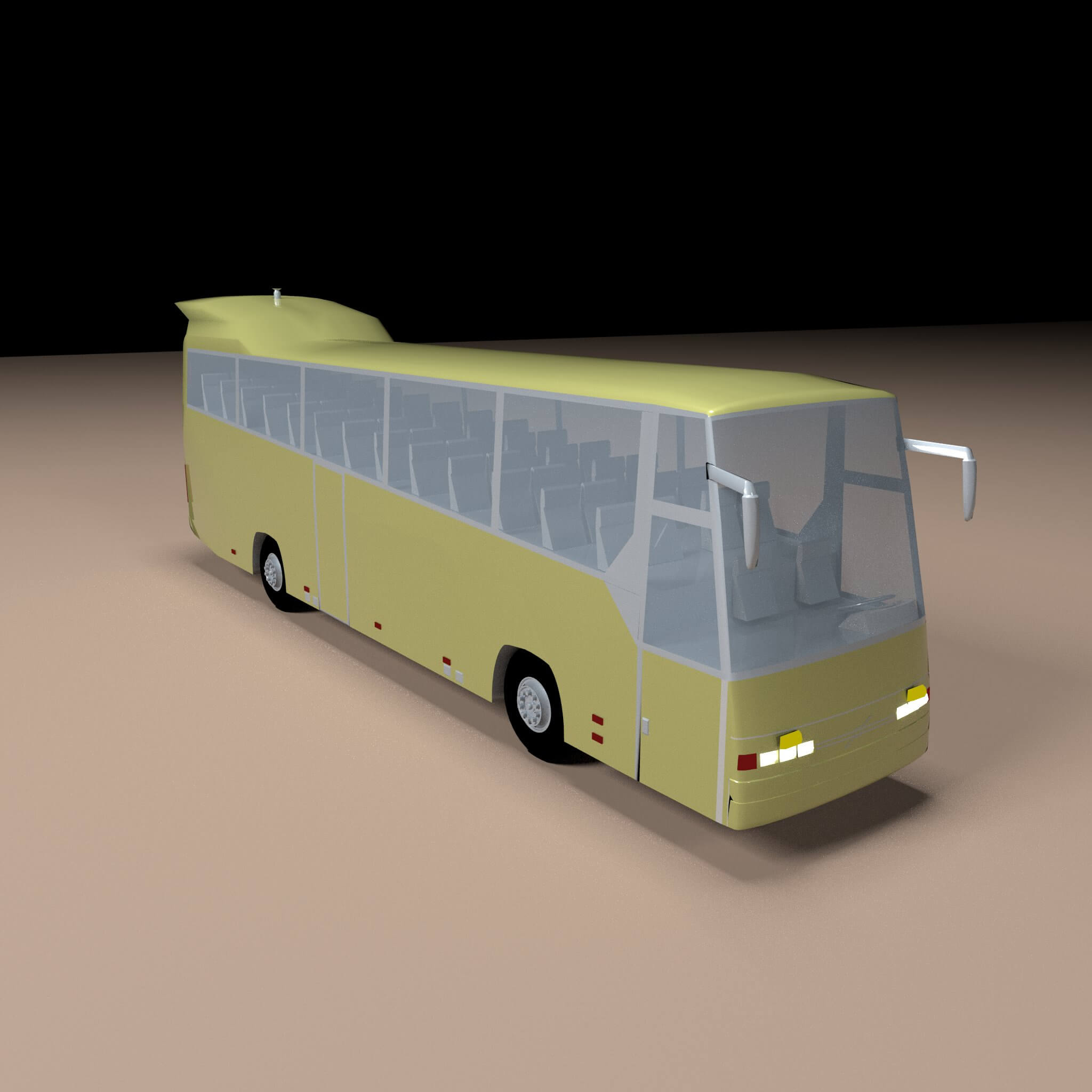 Tourist Tour Bus - 3D Model by BILALGOK