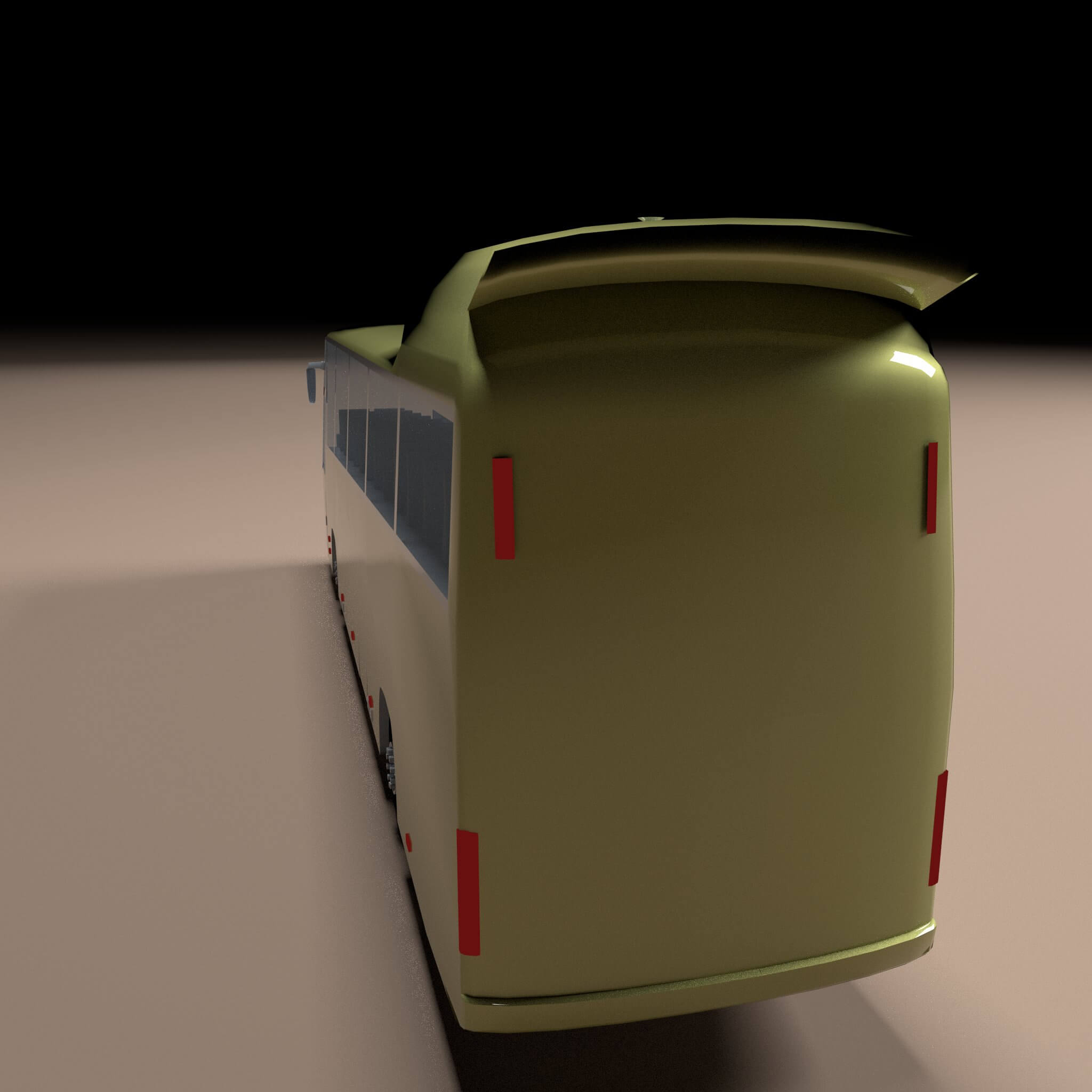 Tourist Tour Bus - 3D Model by BILALGOK