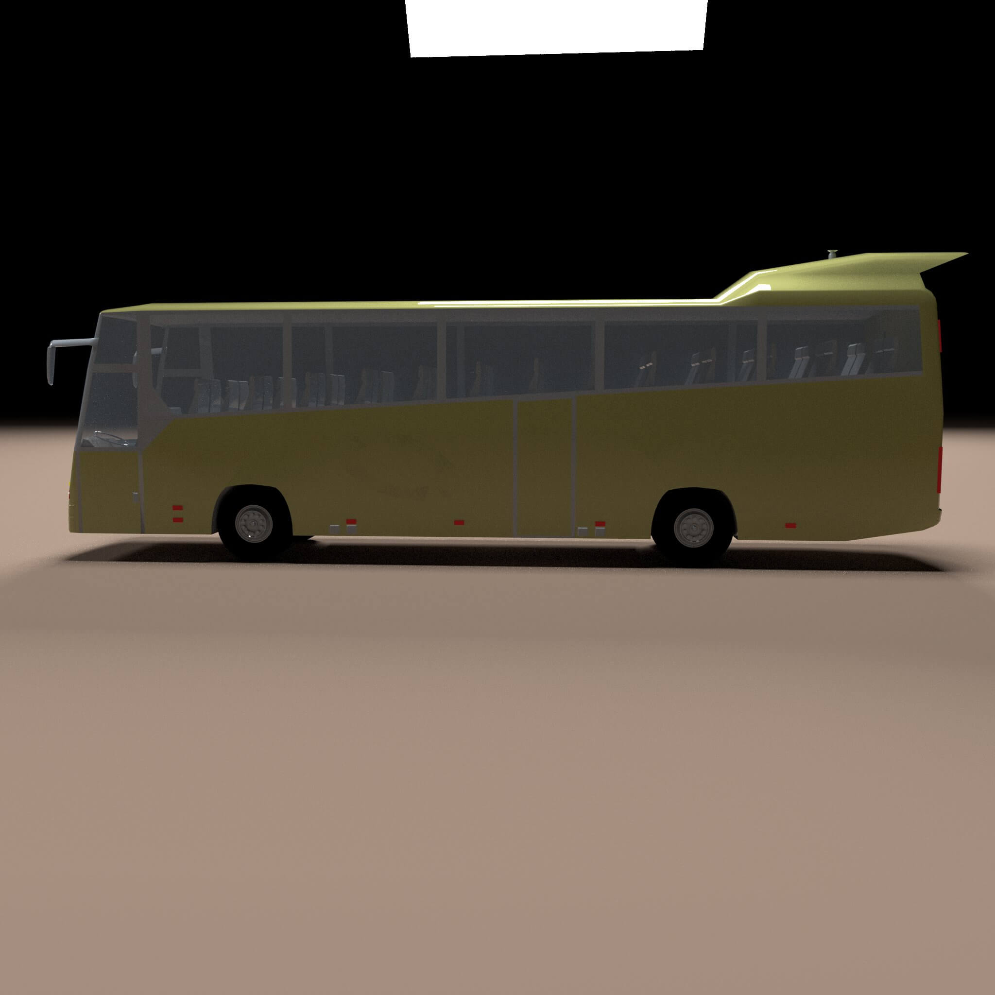 Tourist Tour Bus - 3D Model by BILALGOK