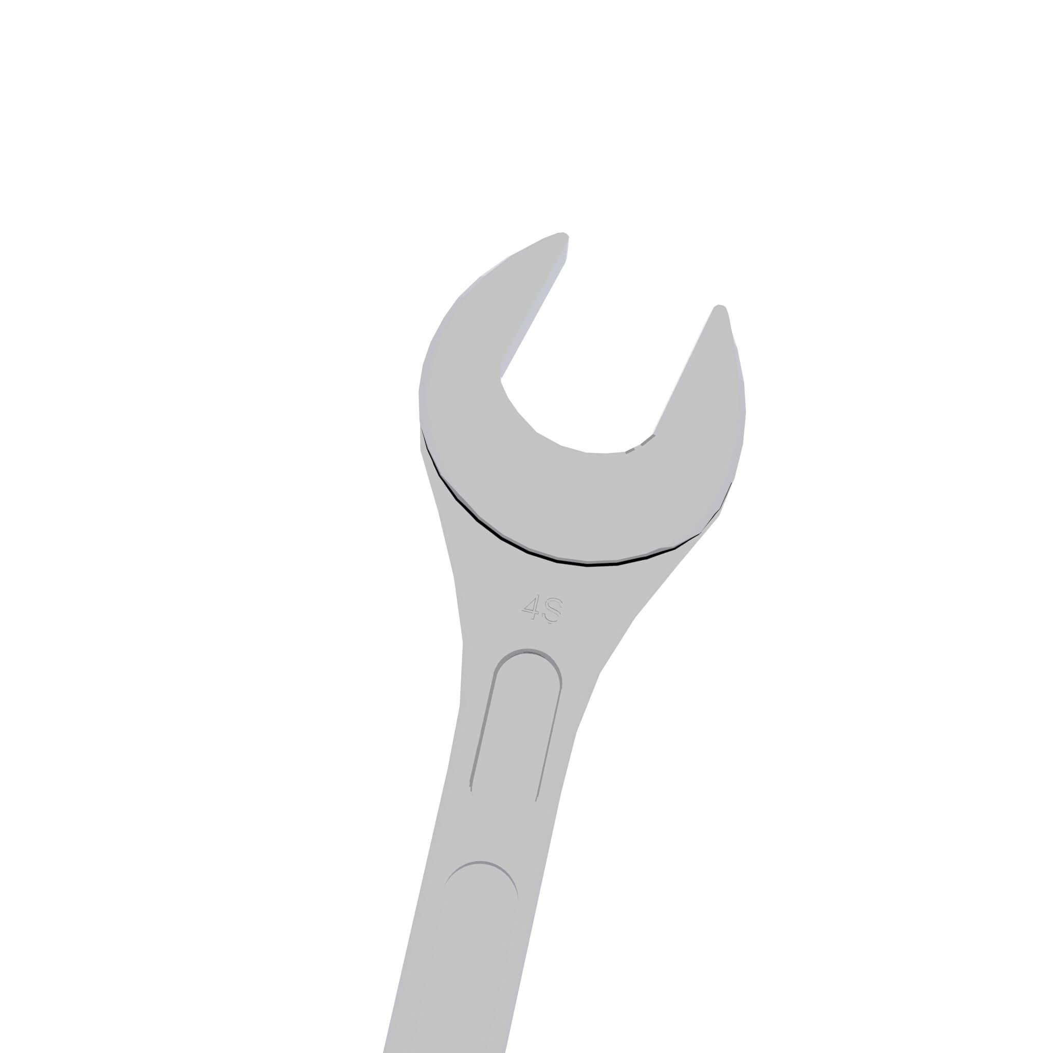 Realistic Wrench - 3D Model by BILALGOK