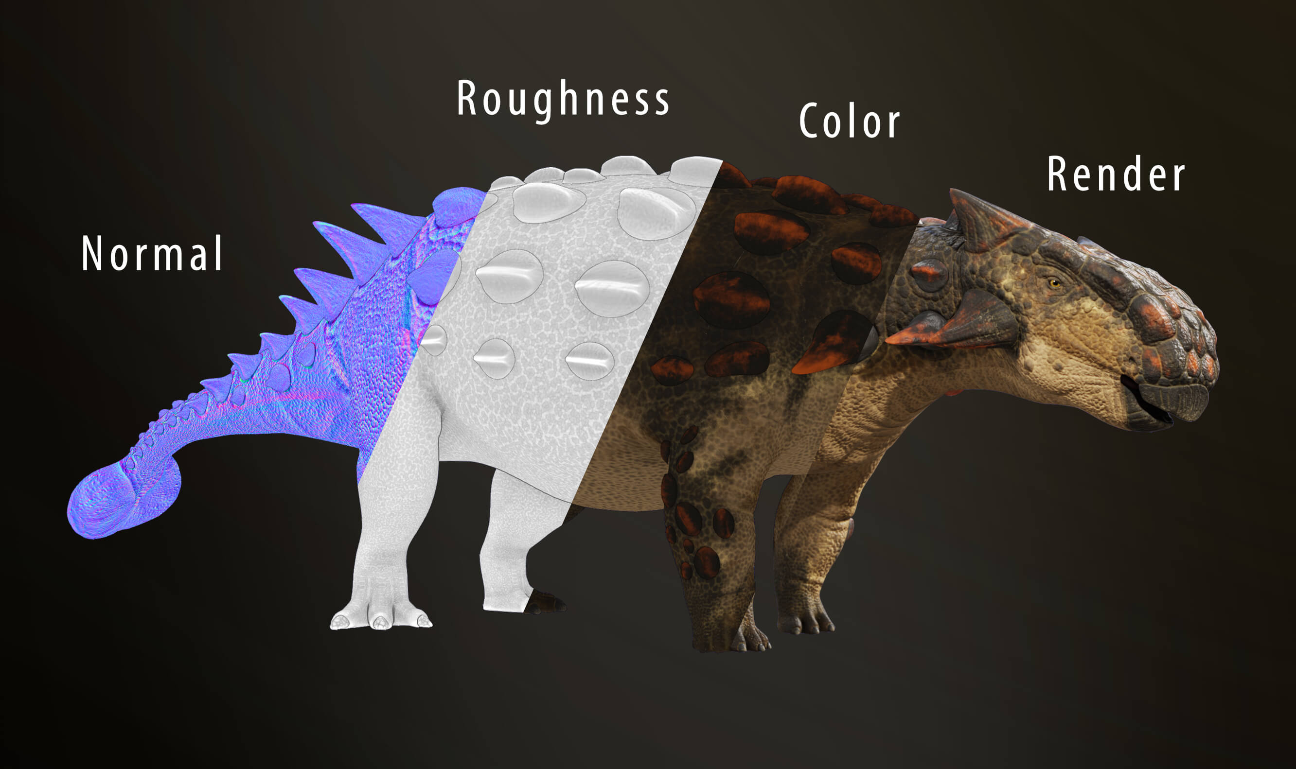 Ankylosaurus Rig Asset - 3D Model by billnguyen1411