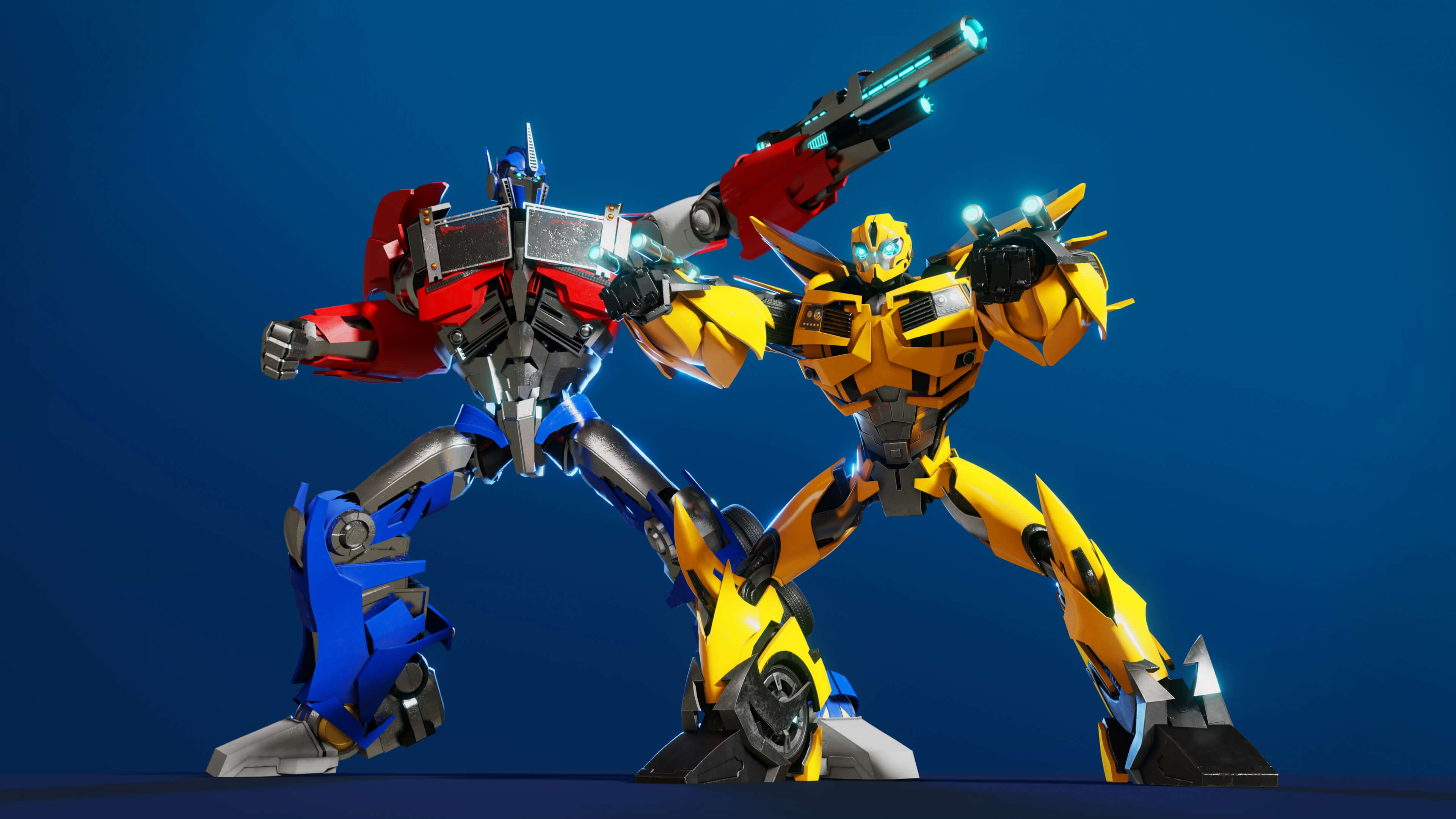 Bumblebee Transformers Prime Rig - 3D Model by billnguyen1411