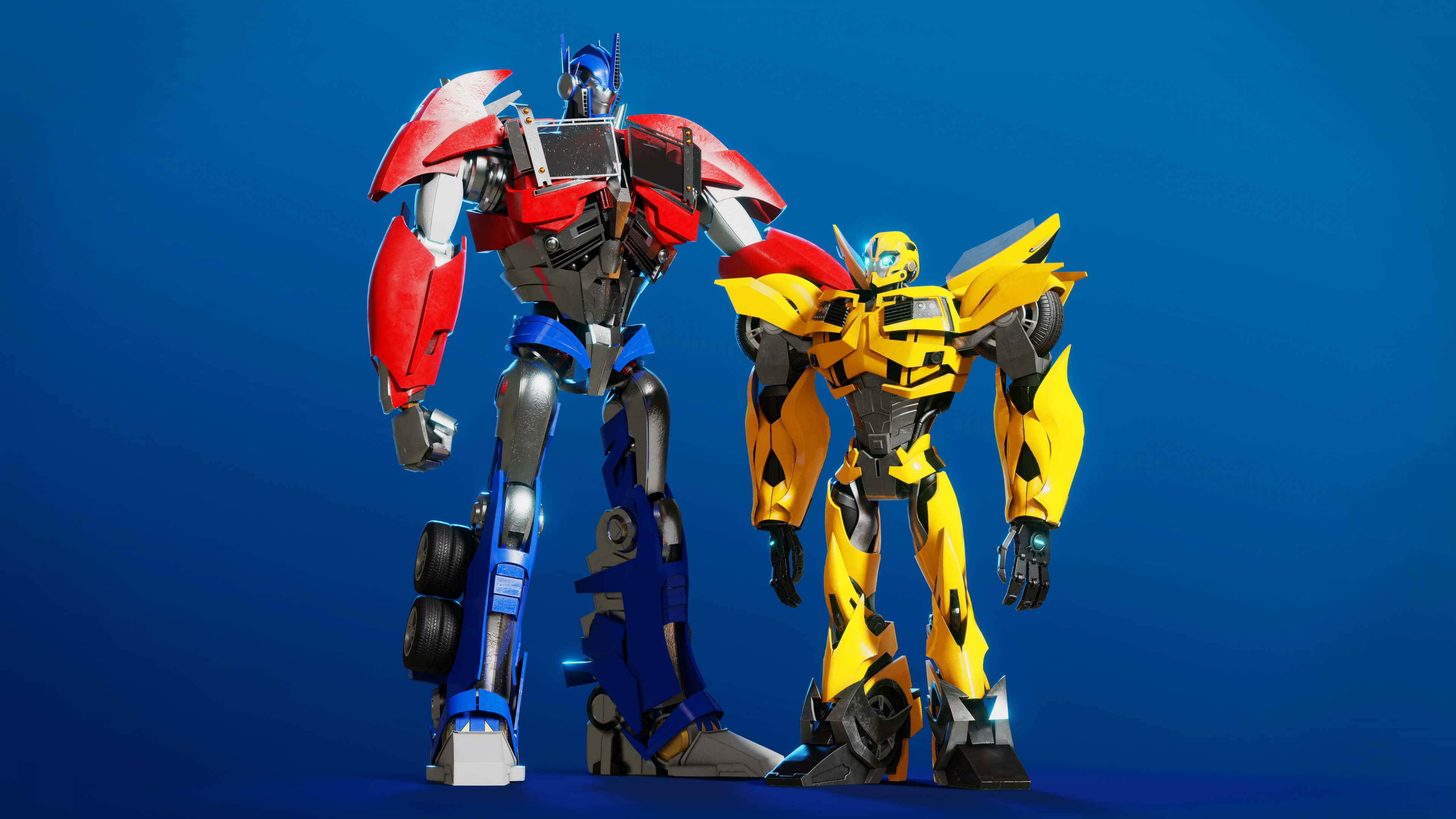 Bumblebee Transformers Prime Rig - 3D Model by billnguyen1411
