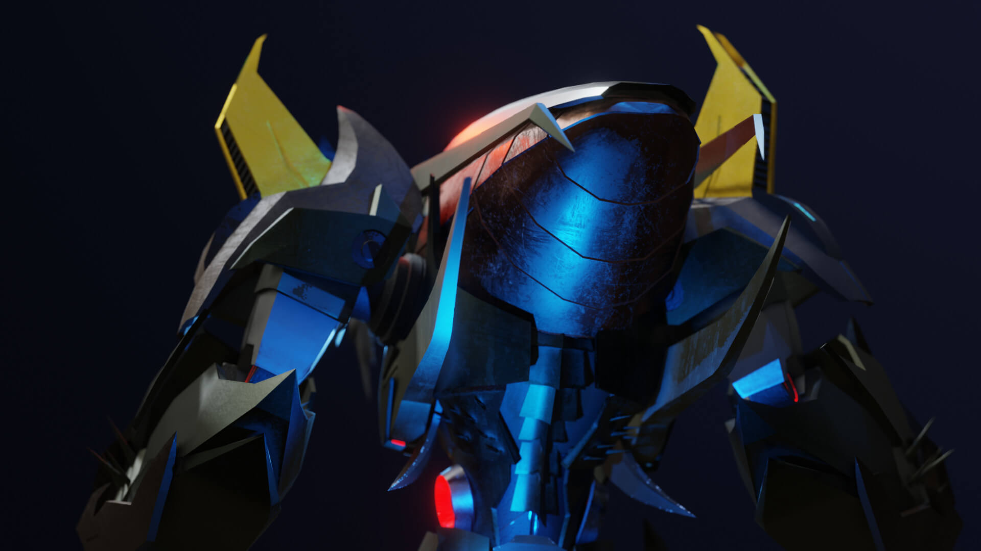 Insecticon Transformers Prime Rig - 3D Model by billnguyen1411