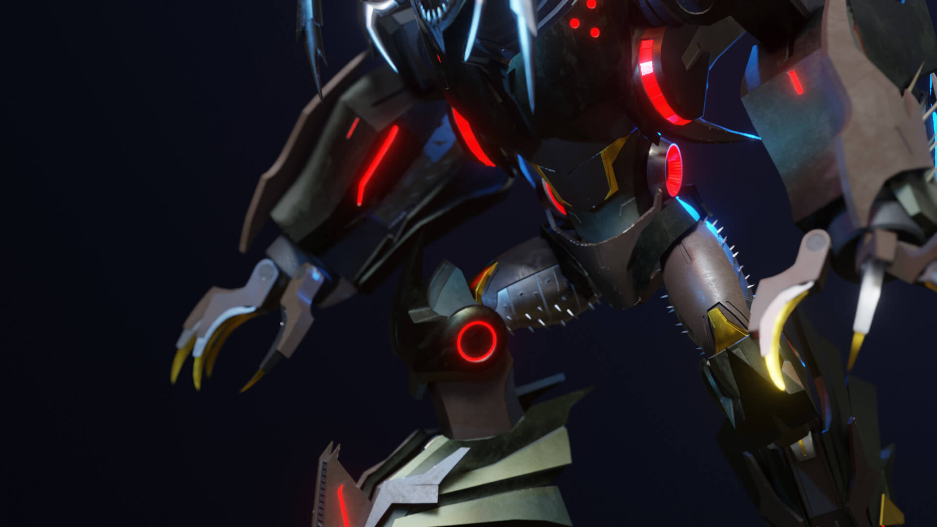 Insecticon Transformers Prime Rig - 3D Model by billnguyen1411