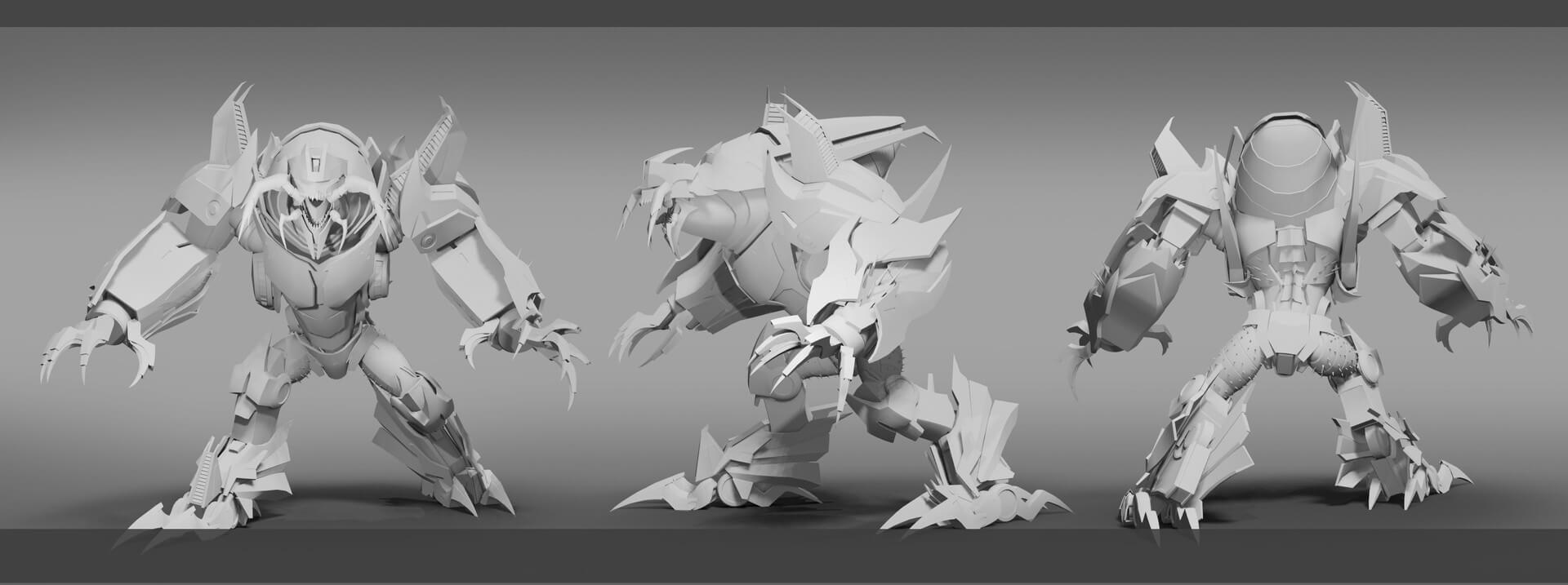 Insecticon Transformers Prime Rig - 3D Model by billnguyen1411