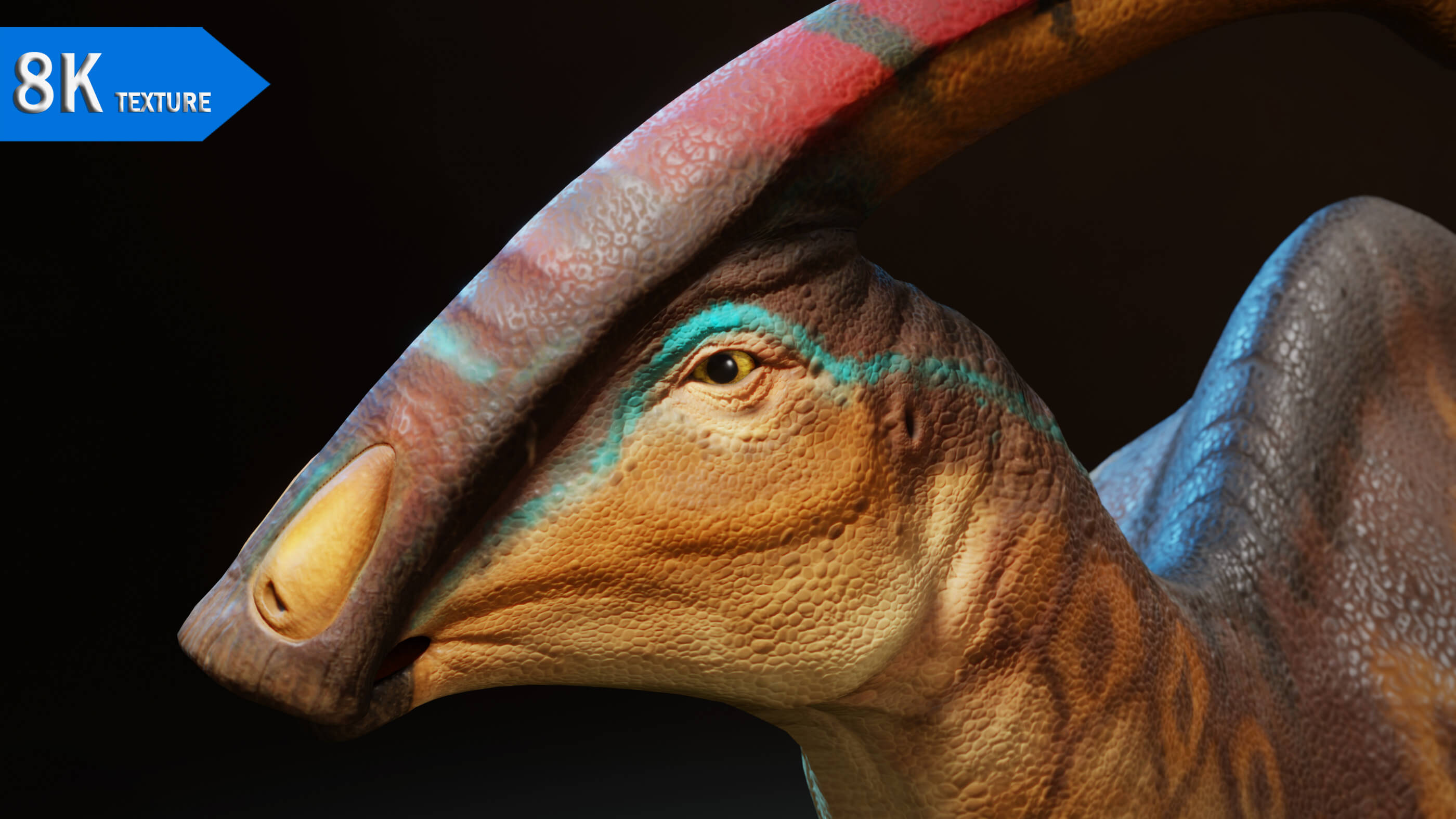 Parasaurolophus Rig - 3D Model by billnguyen1411
