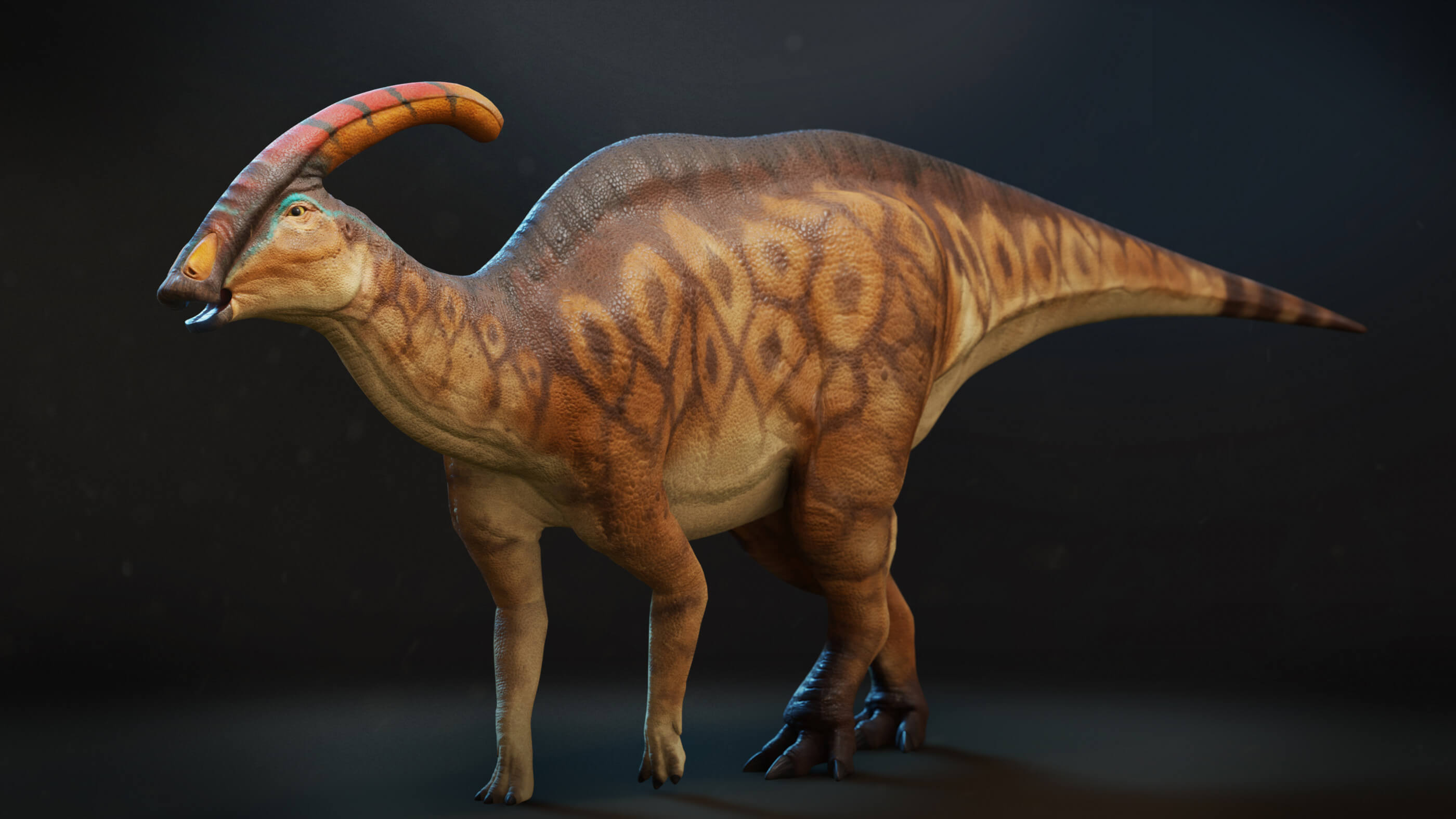 Parasaurolophus Rig - 3D Model by billnguyen1411