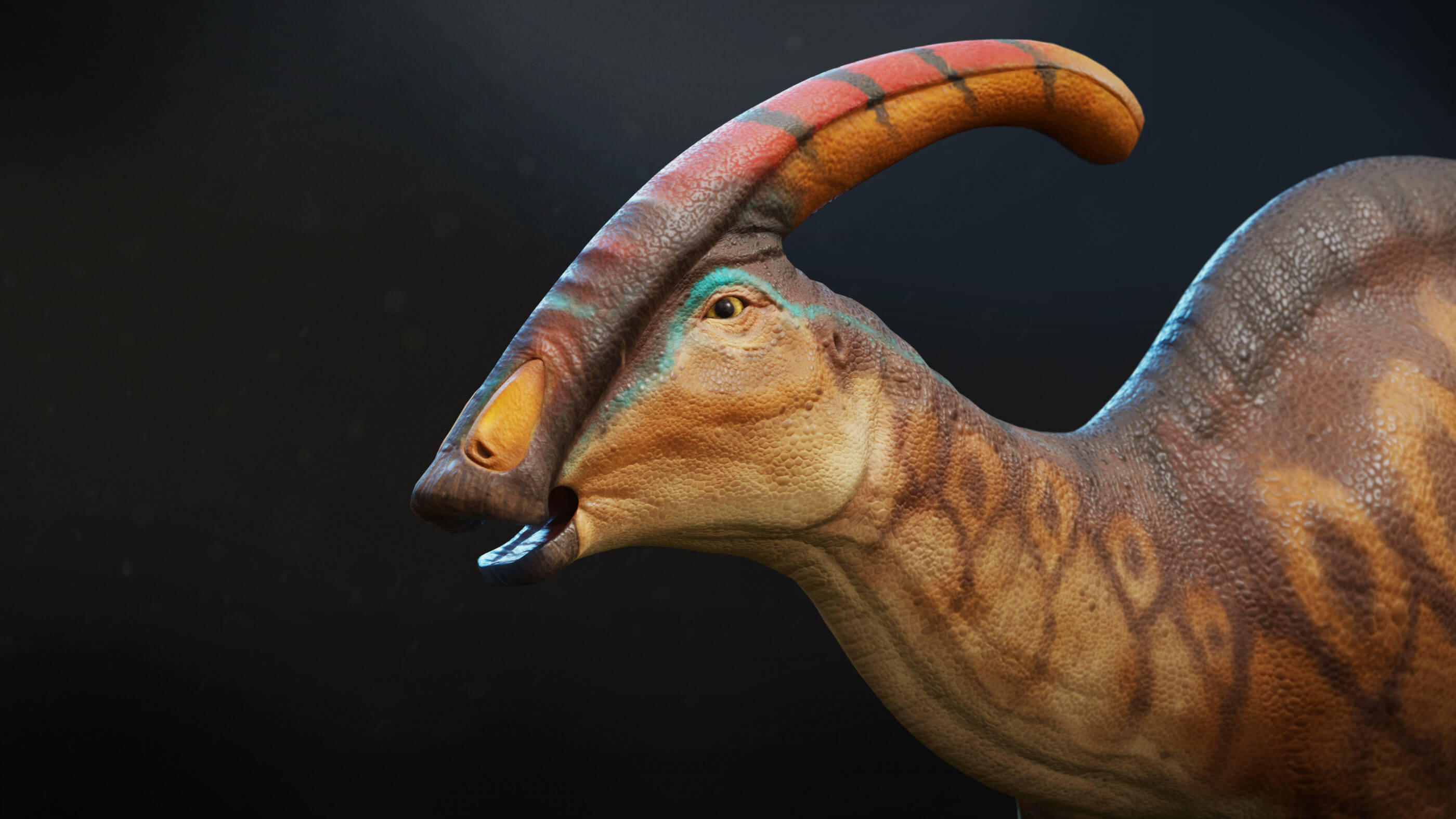 Parasaurolophus Rig - 3D Model by billnguyen1411