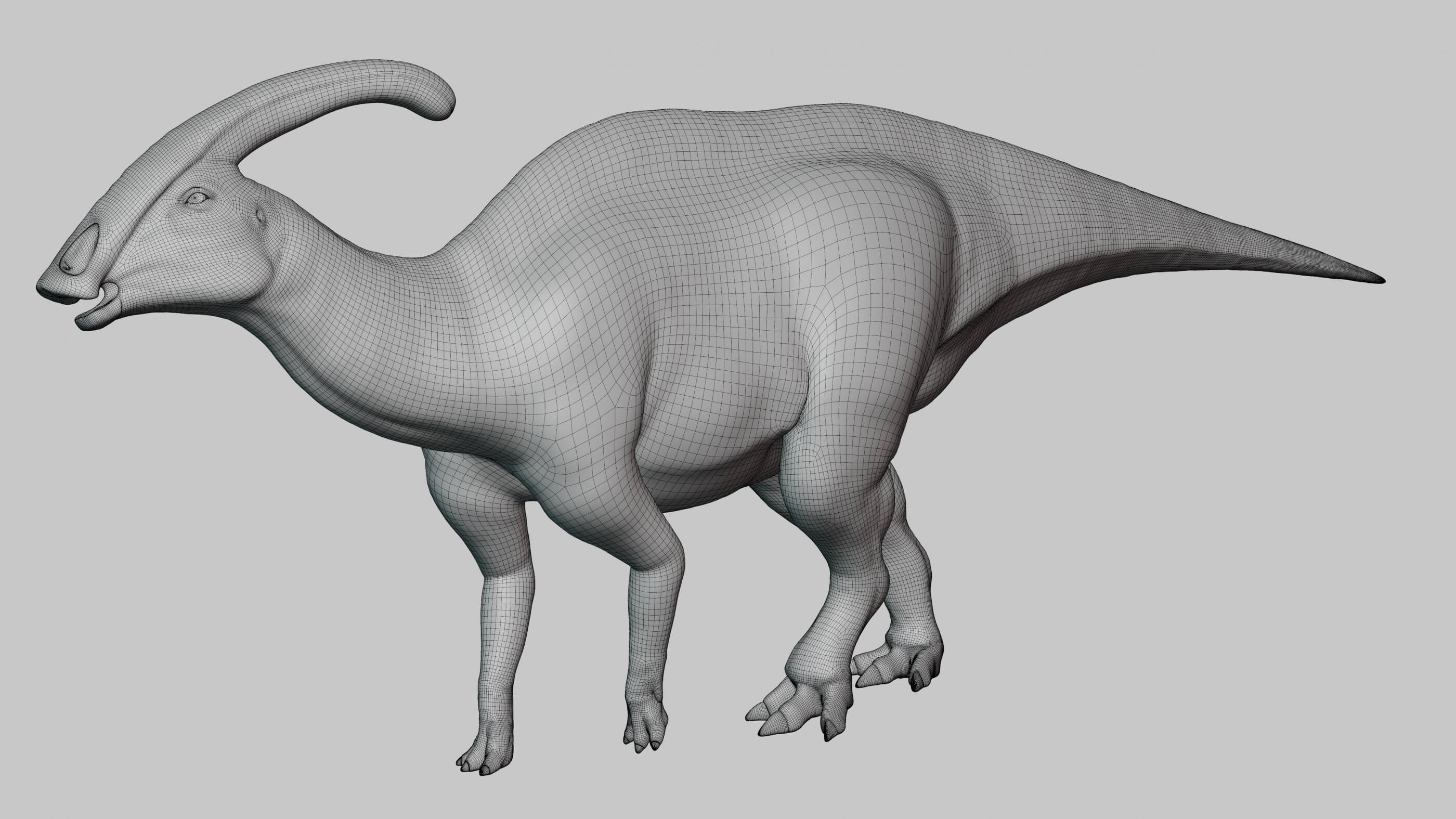 Parasaurolophus Rig - 3D Model by billnguyen1411