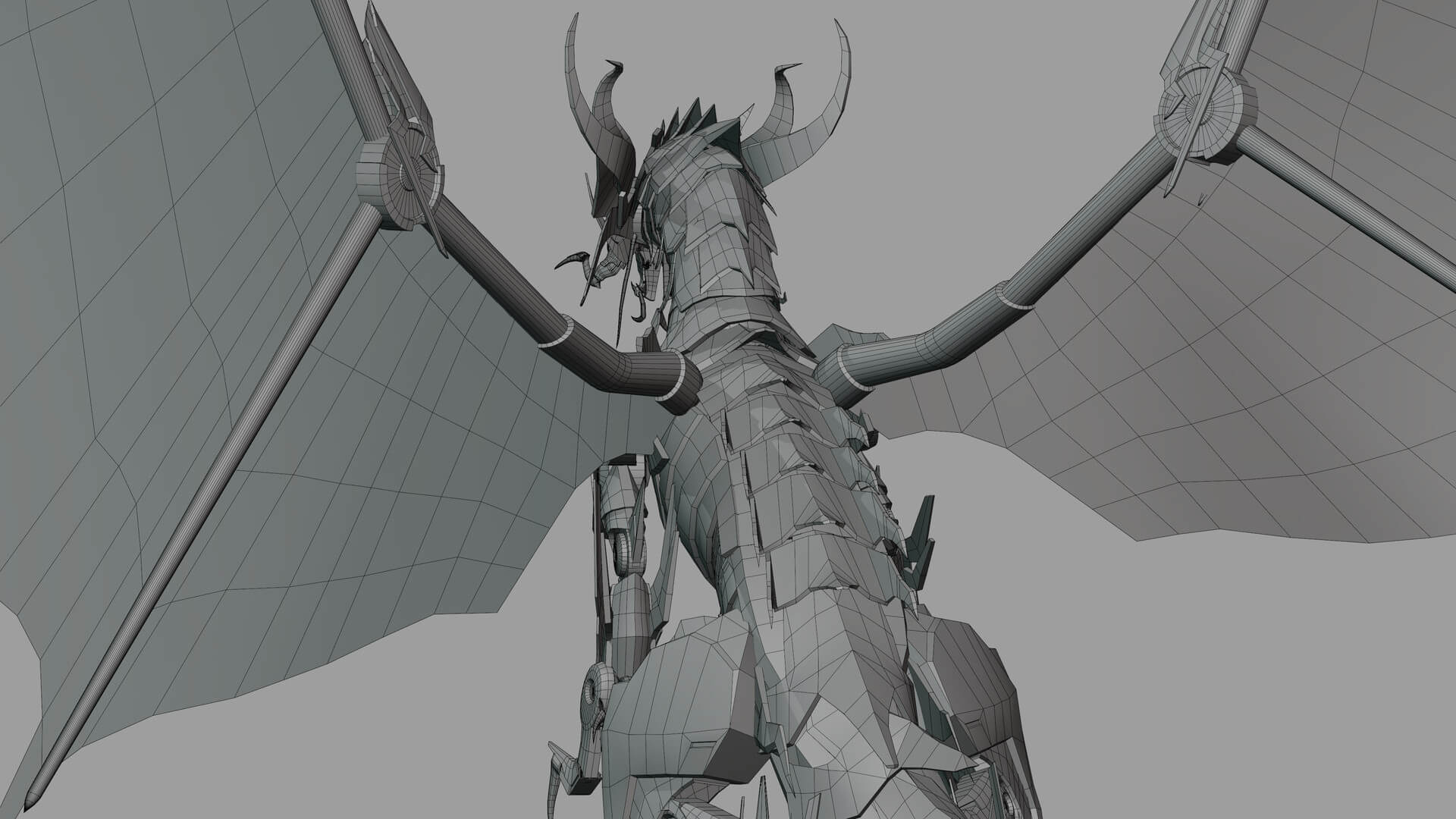 Predaking Transformers Prime Dragon Rig - 3D Model by billnguyen1411