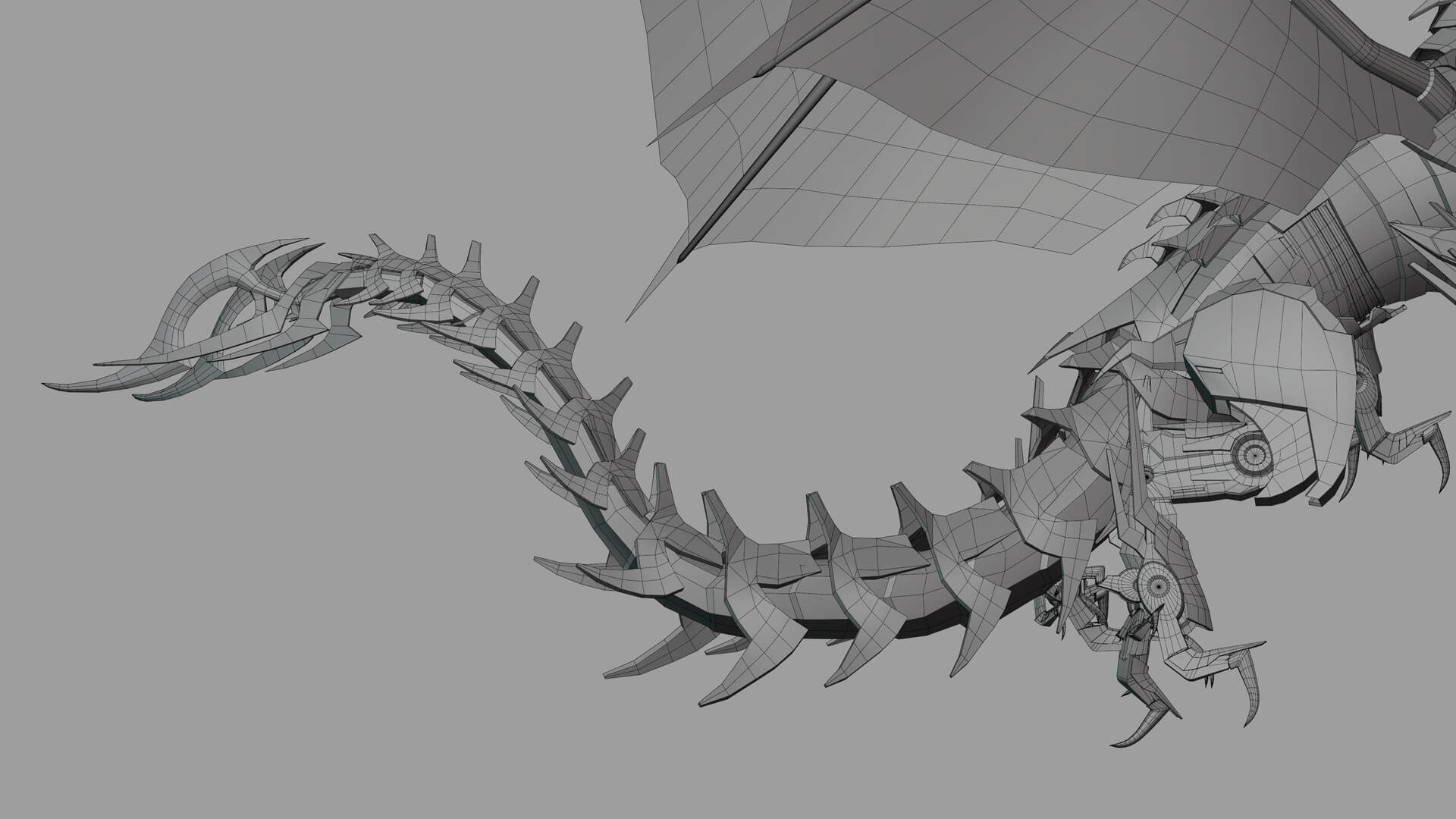 Predaking Transformers Prime Dragon Rig - 3D Model by billnguyen1411