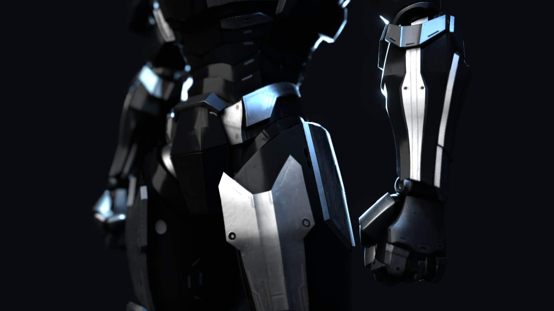 Robot Character Rig RTS 03 - 3D Model by billnguyen1411