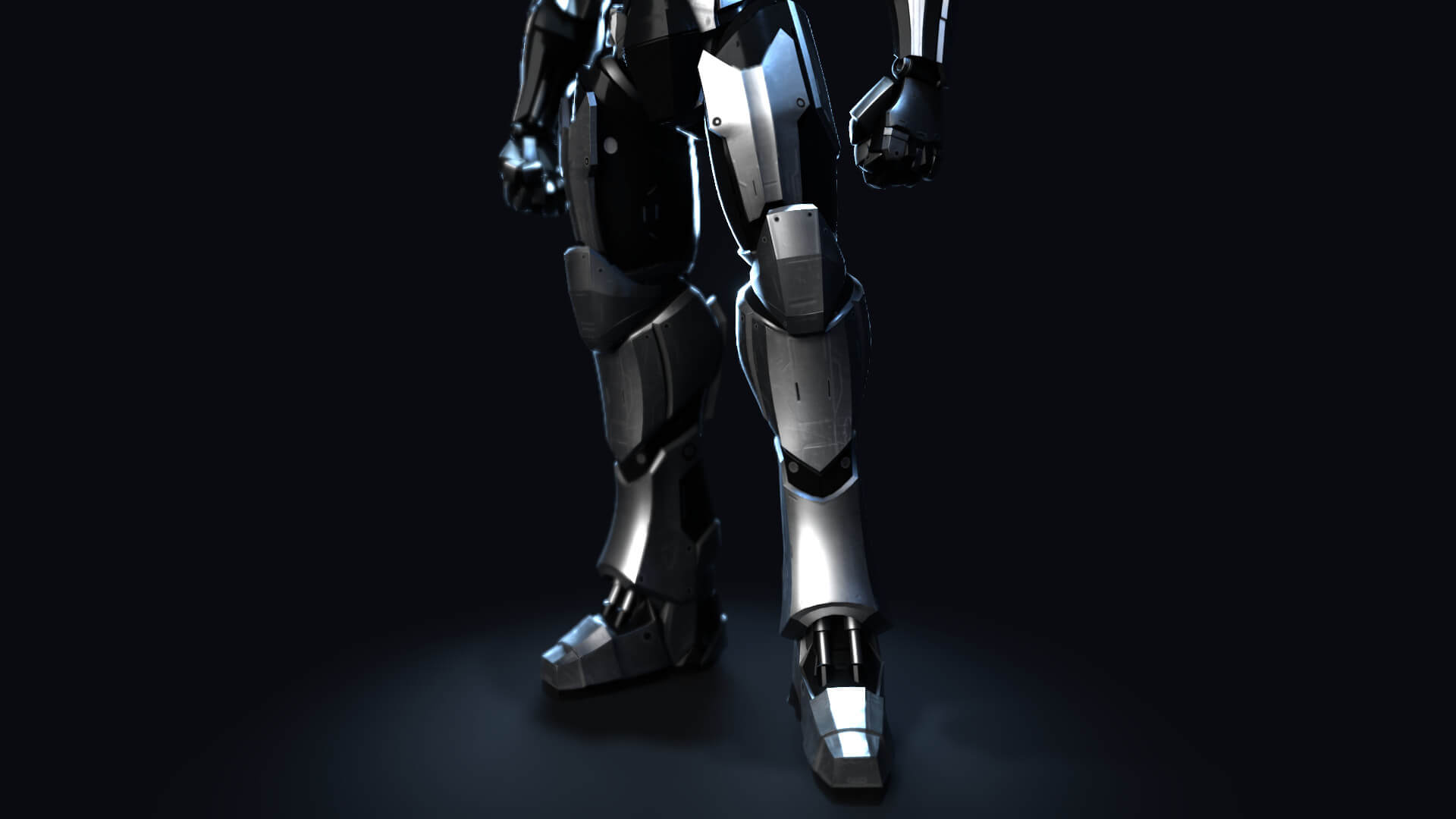 Robot Character Rig RTS 03 - 3D Model by billnguyen1411