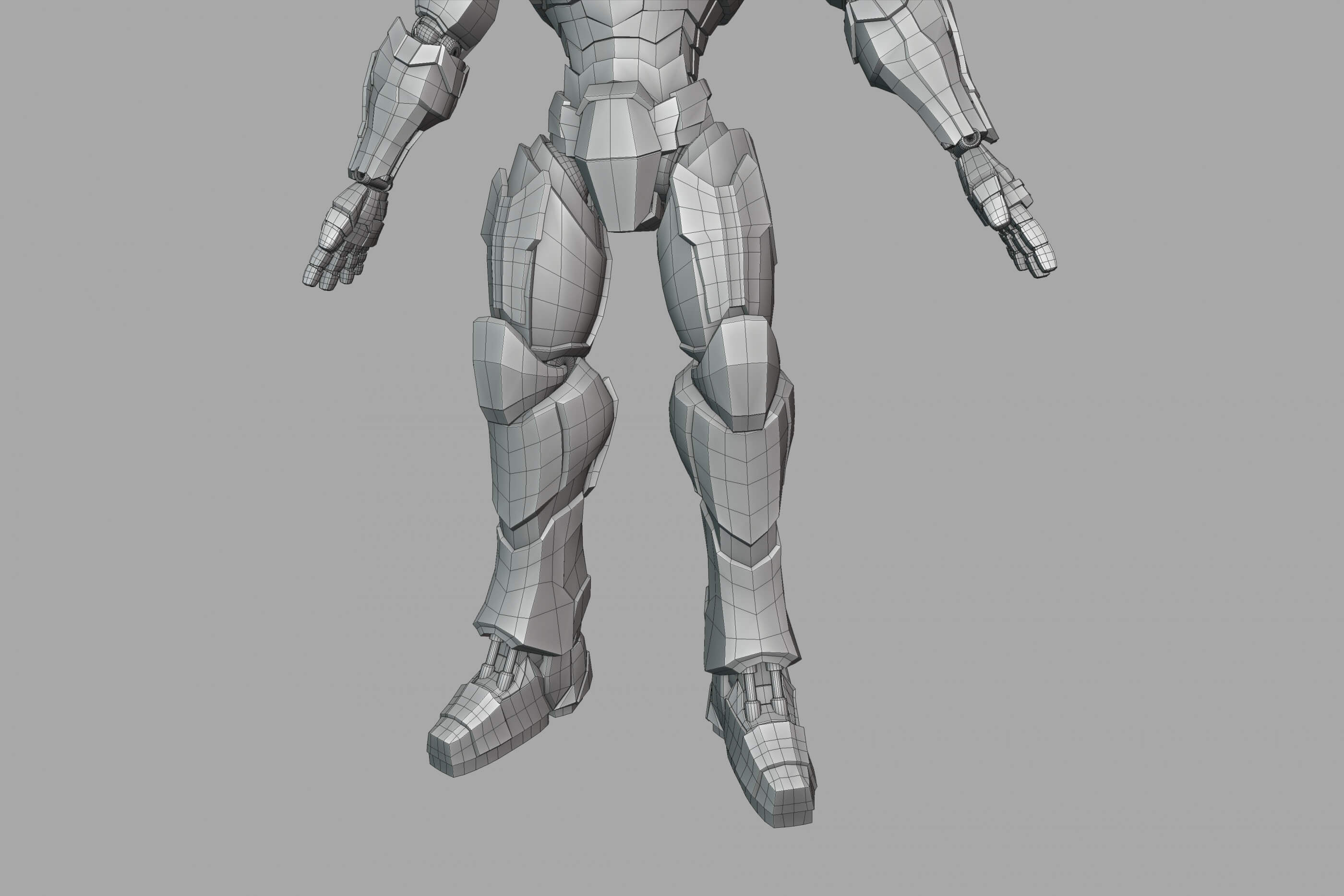 Robot Character Rig RTS 03 - 3D Model by billnguyen1411