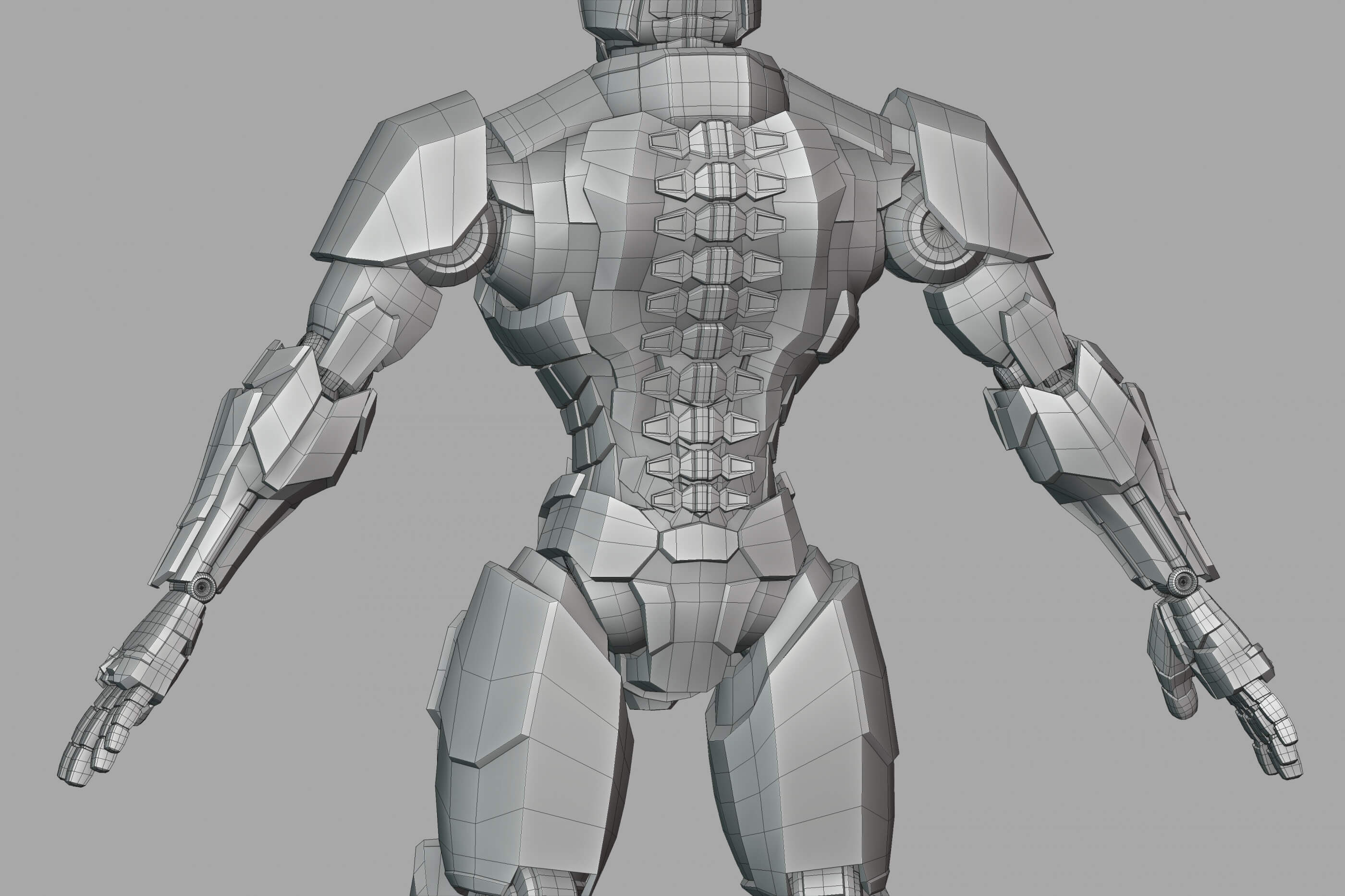 Robot Character Rig RTS 03 - 3D Model by billnguyen1411