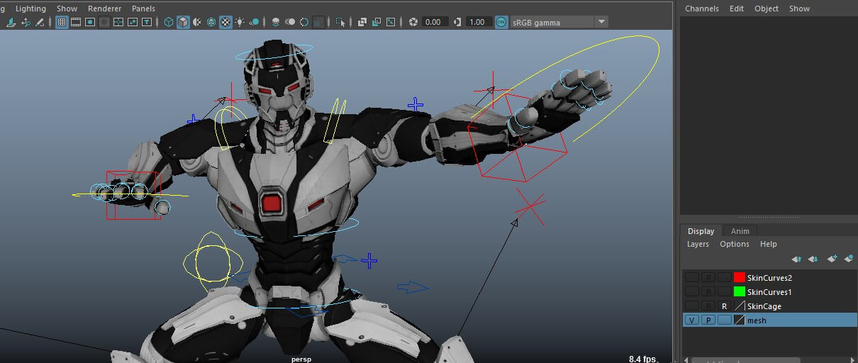 Robot Character Rig RTS 03 - 3D Model by billnguyen1411