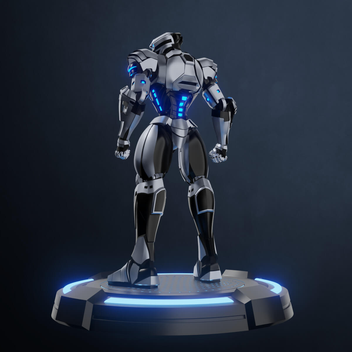 Robot Model Custom Rig RTS 01 by billnguyen1411