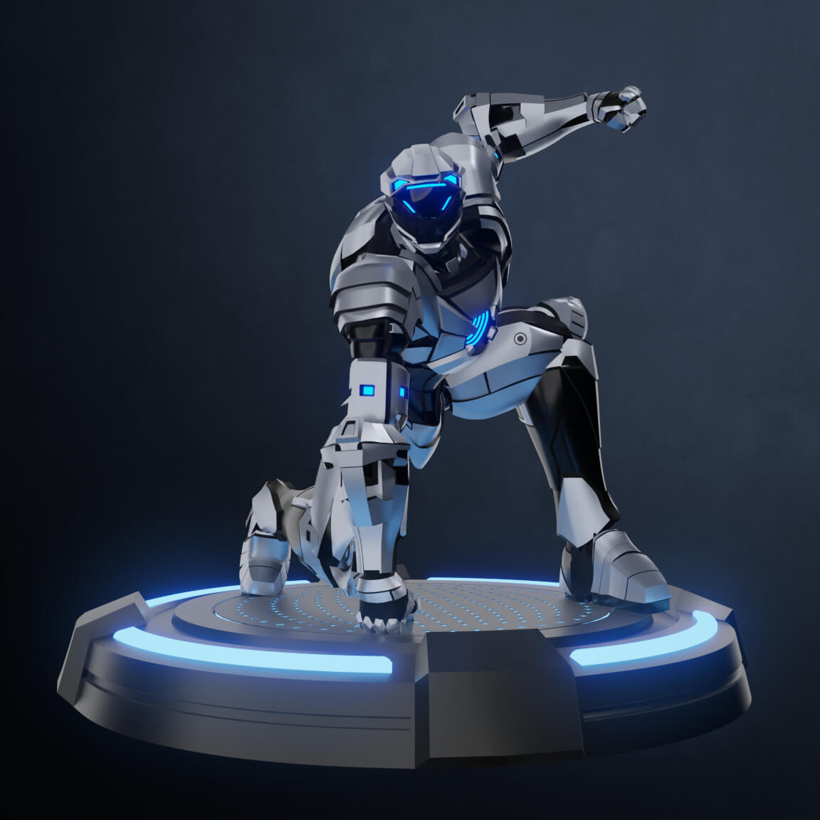 Robot Model Custom Rig RTS 01 by billnguyen1411