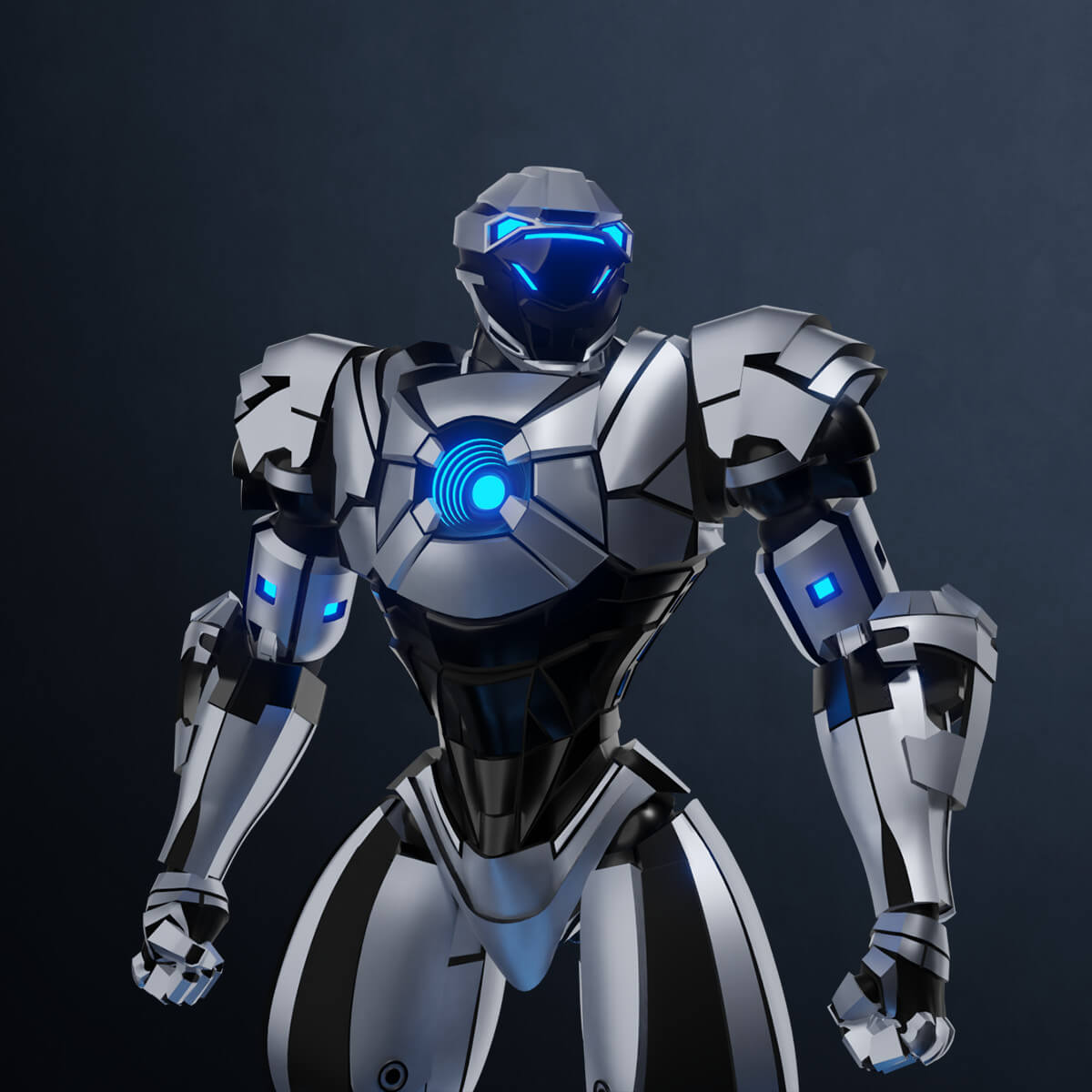Robot Model Custom Rig RTS 01 by billnguyen1411