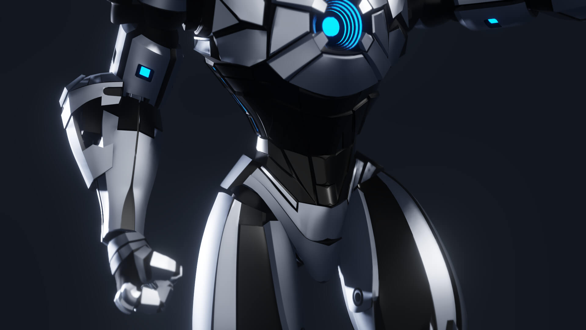 Robot Model Custom Rig RTS 01 by billnguyen1411