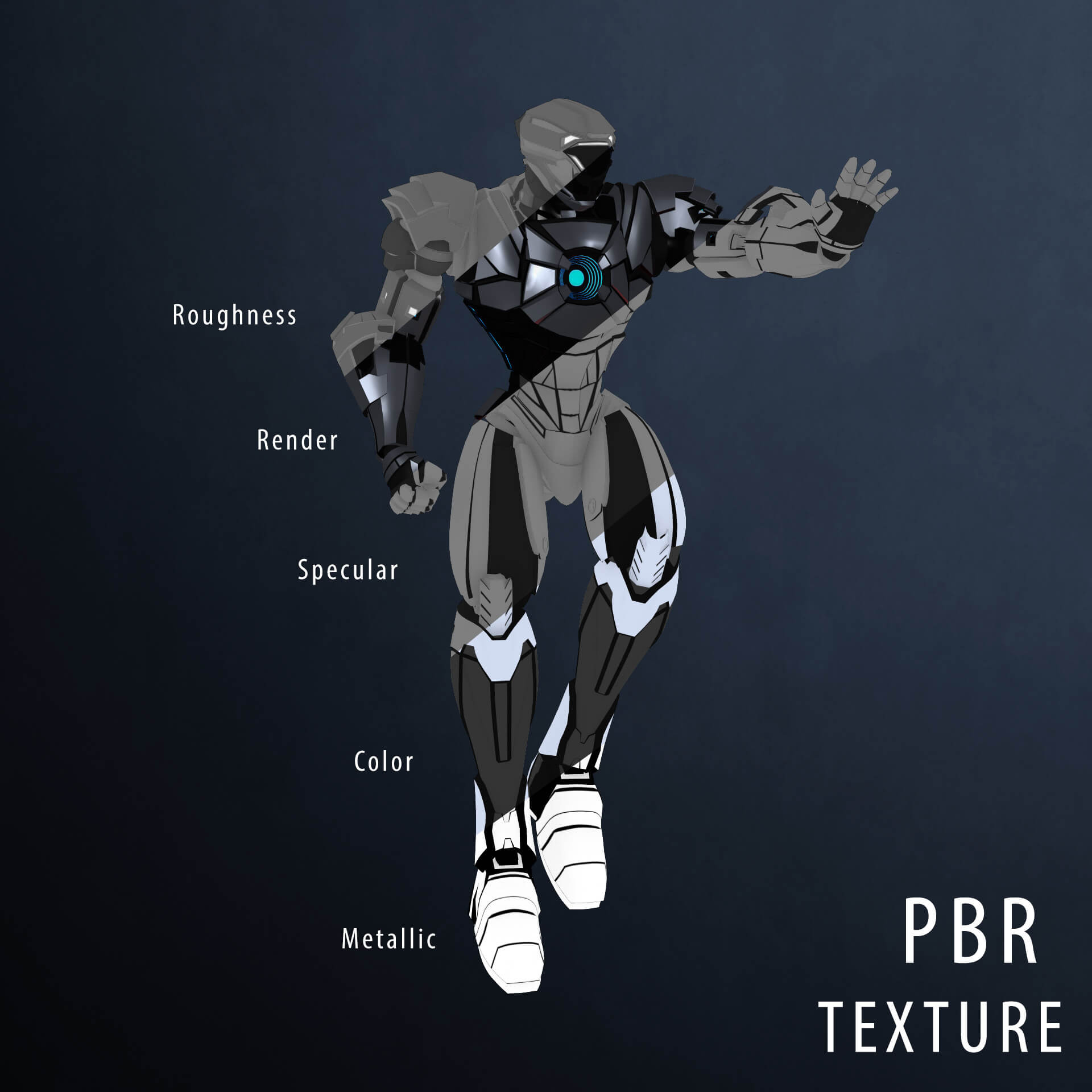 Robot Model Custom Rig RTS 01 by billnguyen1411