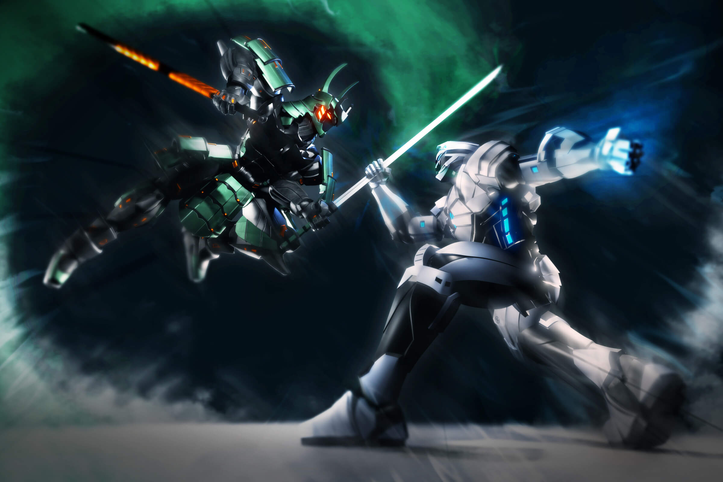 Samurai Robot Rig RTS 02 - 3D Model by billnguyen1411