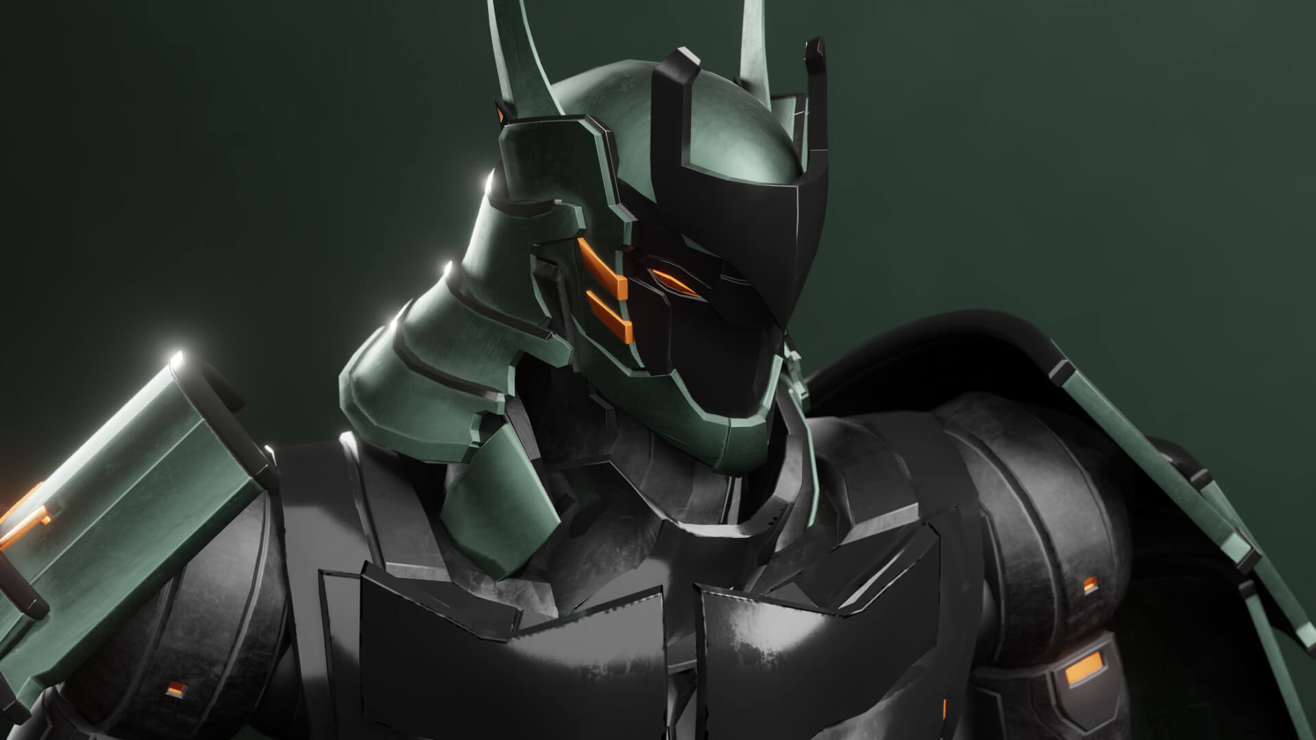 Samurai Robot Rig RTS 02 - 3D Model by billnguyen1411