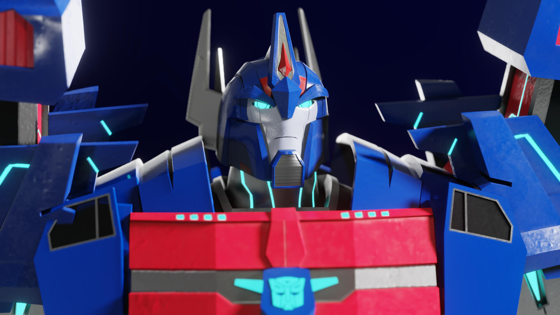 Ultra Magnus Transformers Prime Rig - 3D Model by billnguyen1411