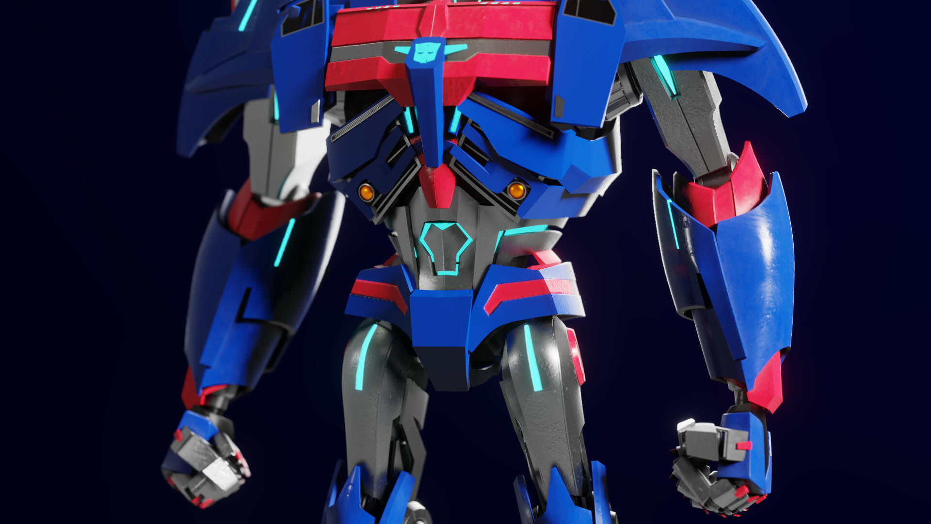 Ultra Magnus Transformers Prime Rig - 3D Model by billnguyen1411
