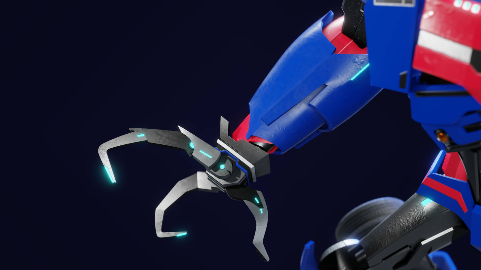 Ultra Magnus Transformers Prime Rig - 3D Model by billnguyen1411