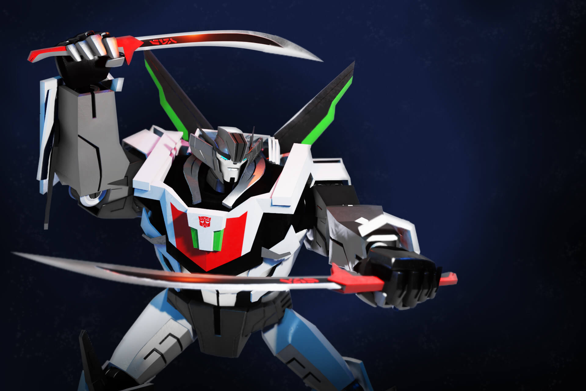 Wheeljack Transformers Prime Rig - 3D Model by billnguyen1411