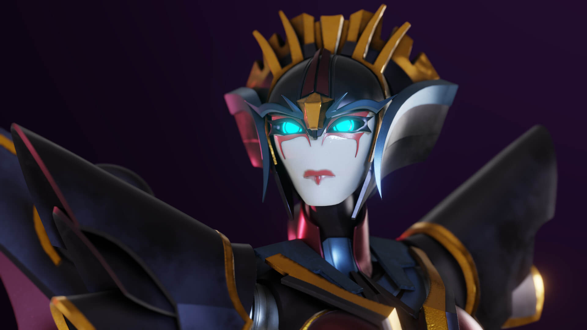 Windblade Transformers Prime Rig - 3D Model by billnguyen1411